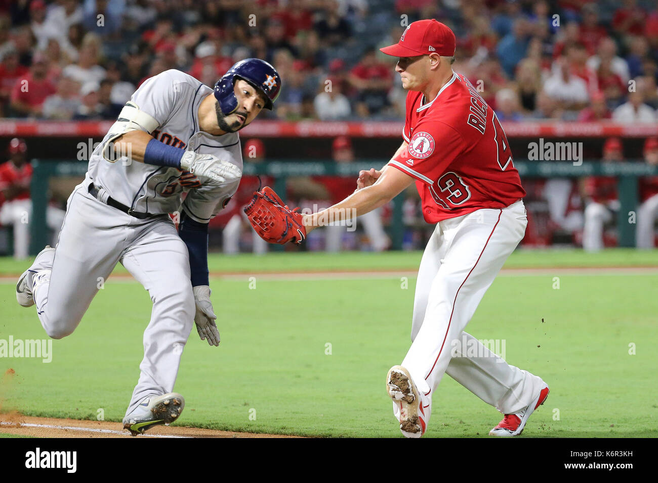 September 12, 2017: Los Angeles Angels starting pitcher Garrett ...