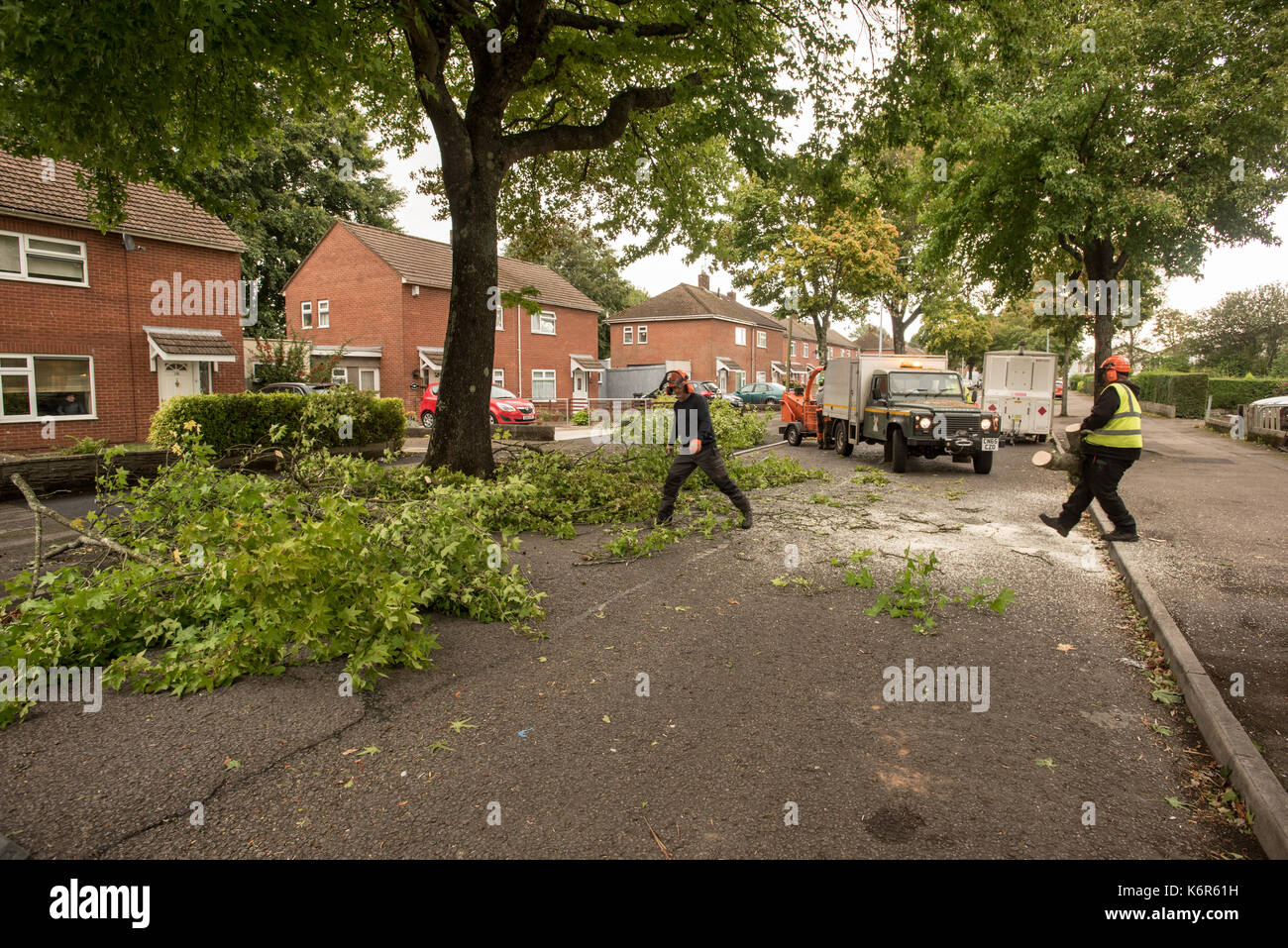 Cardiff, UK. 13th Sep, 2017. 17-09-13 . Cardiff, Wales, UK. Storm ...