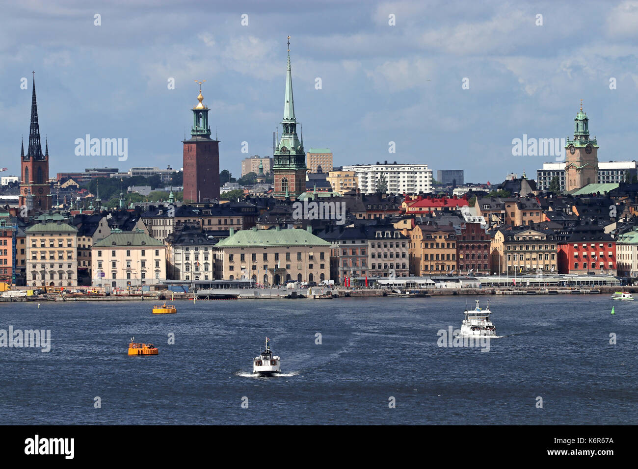 Stockholm, Sweden. 12th June, 2017. View of the Swedish capital of ...