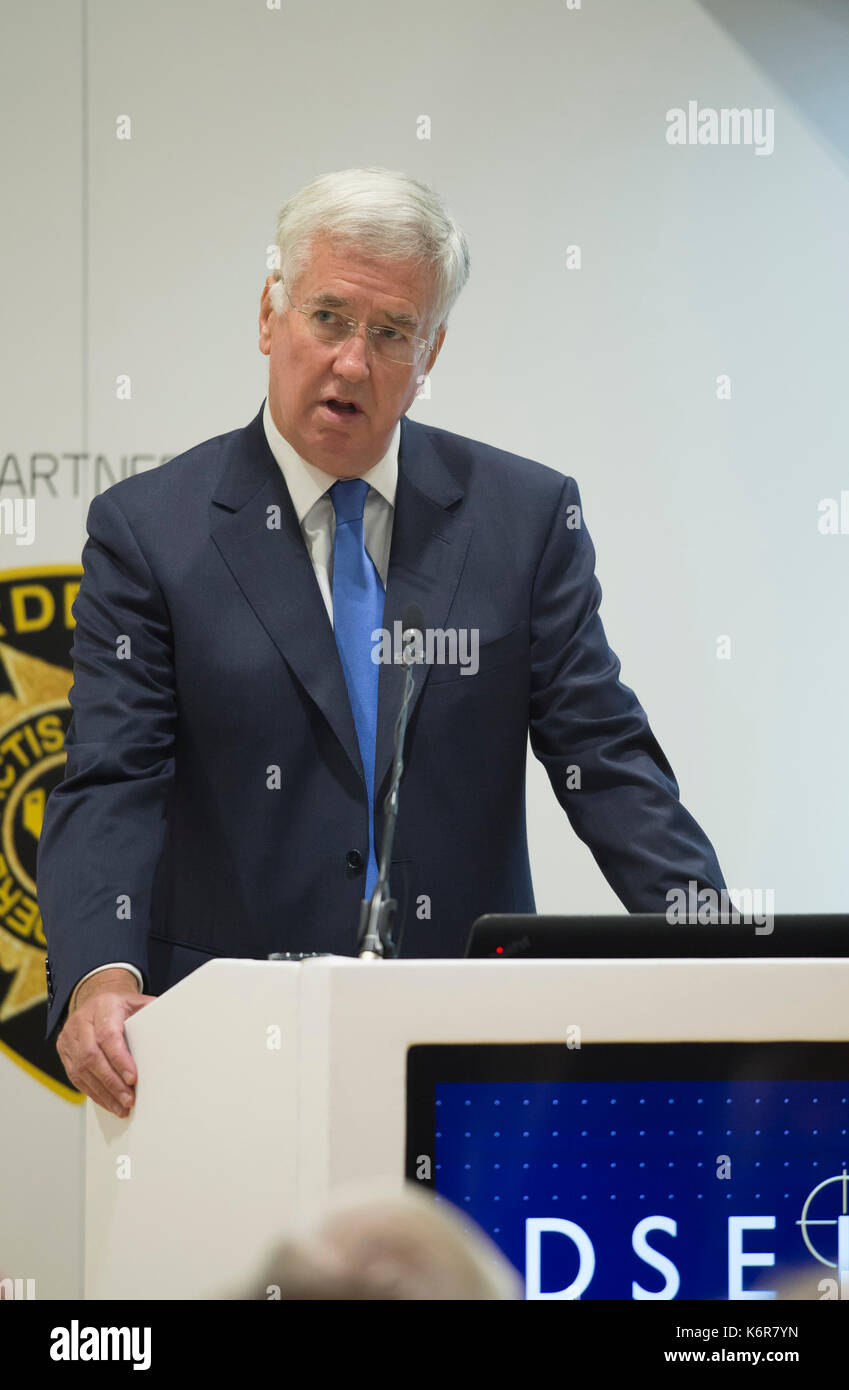 ExCel, London, UK. 13th Sep, 2017. Defence and Security Equipment ...