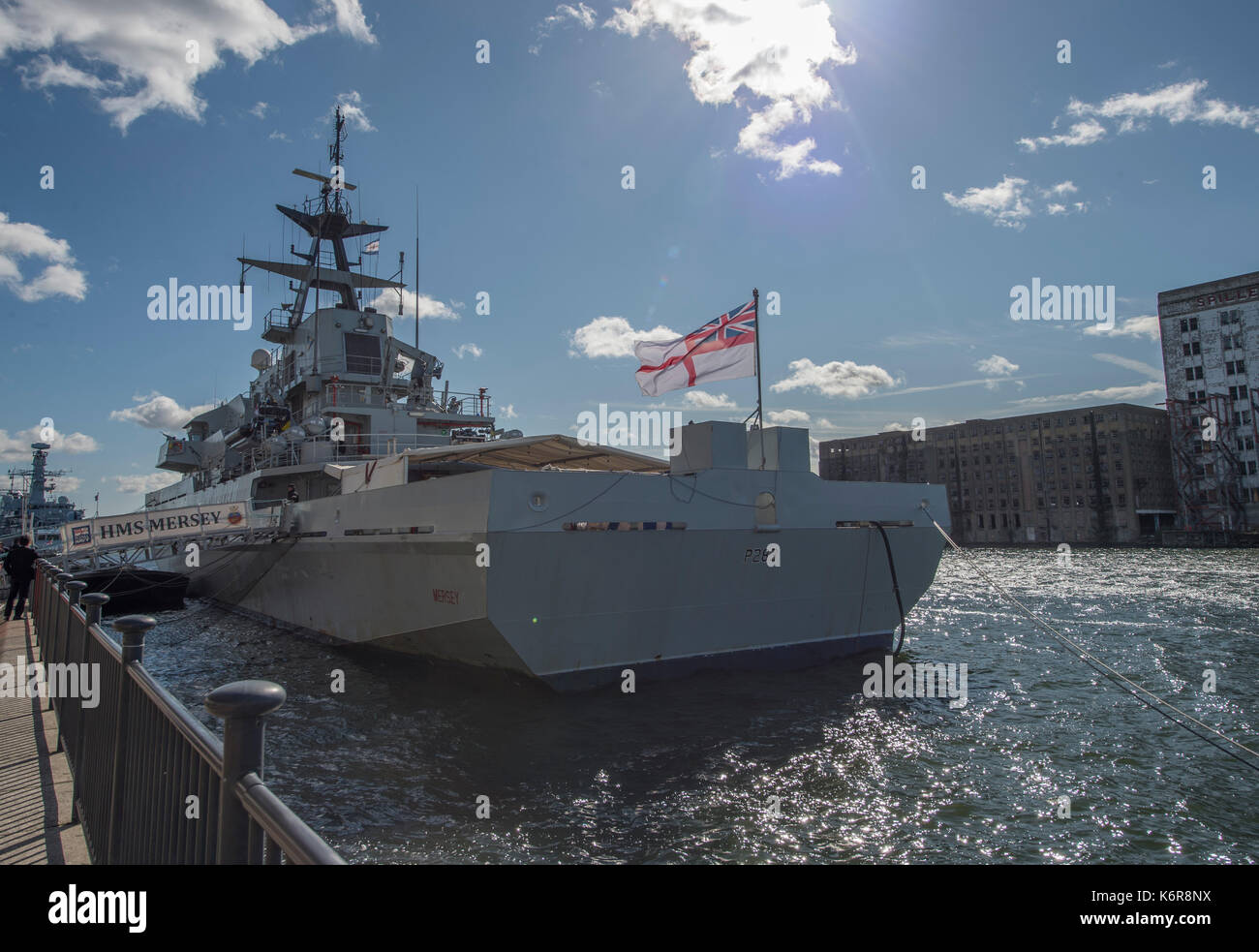 Royal navy river class offshore patrol vessel hi-res stock photography ...