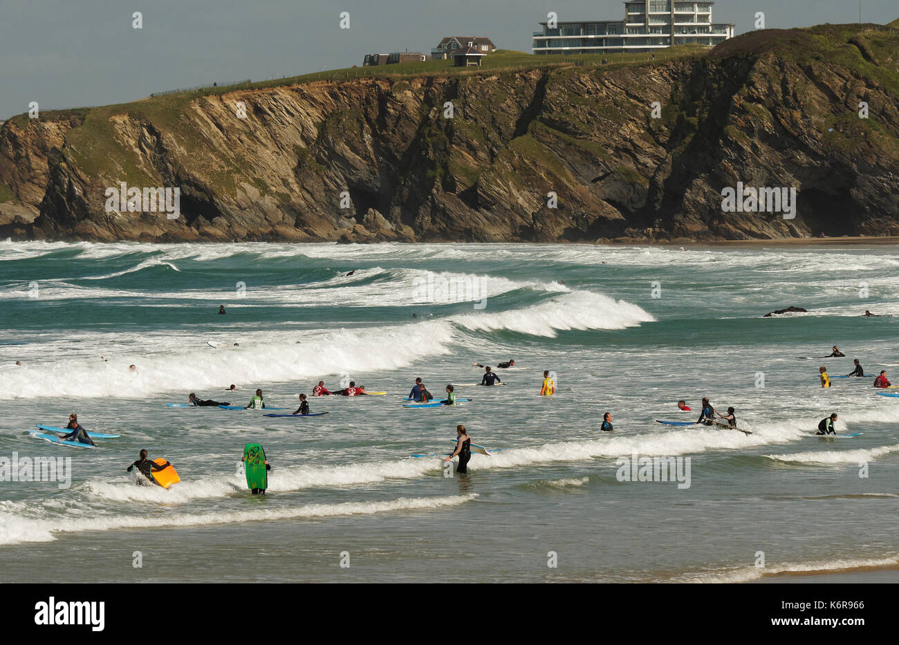 Wild wave surfing Stock Photo - Alamy