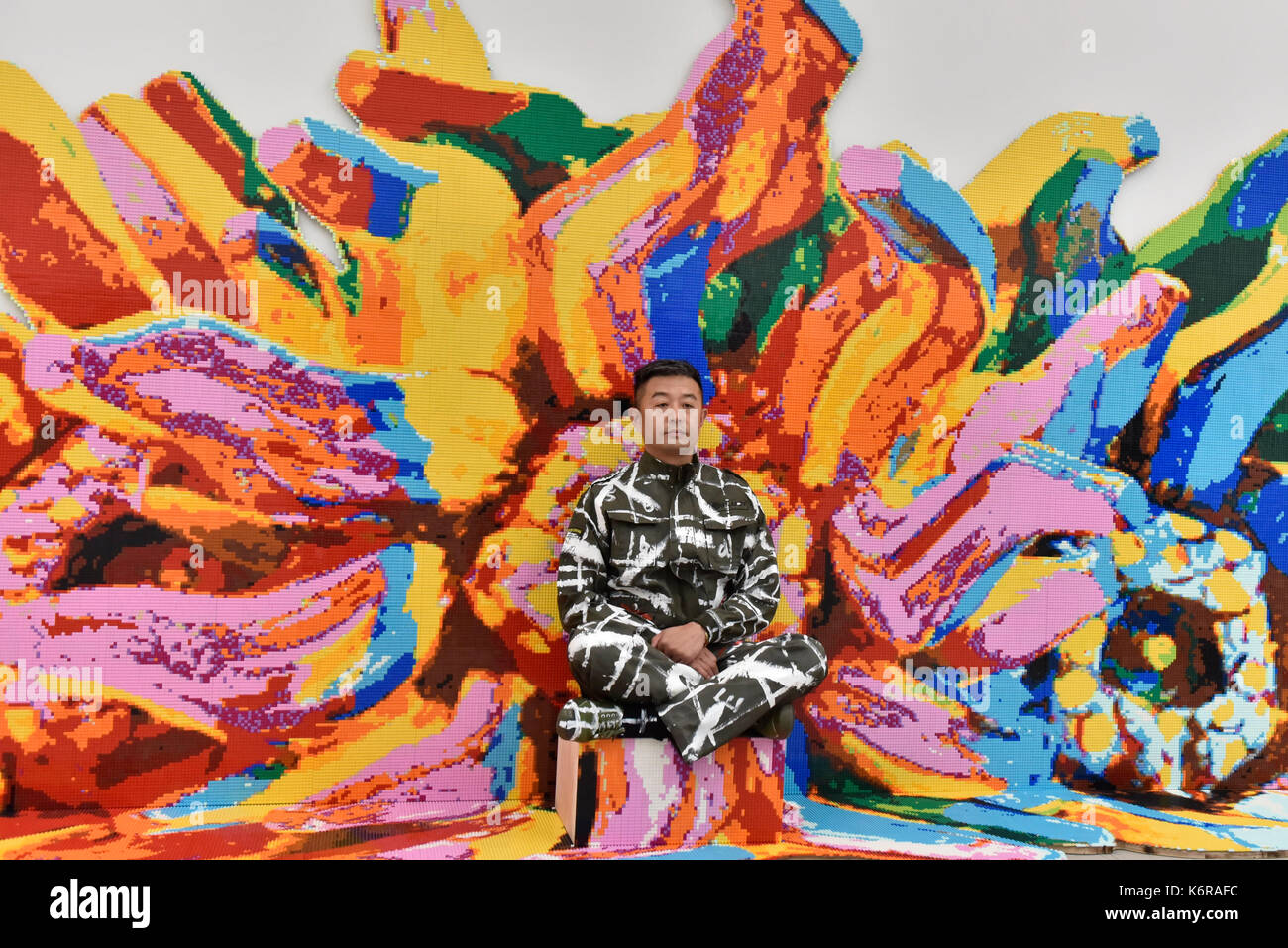 London, UK. 13th Sep, 2017. Renowned Chinese artist Liu Bolin begins ...