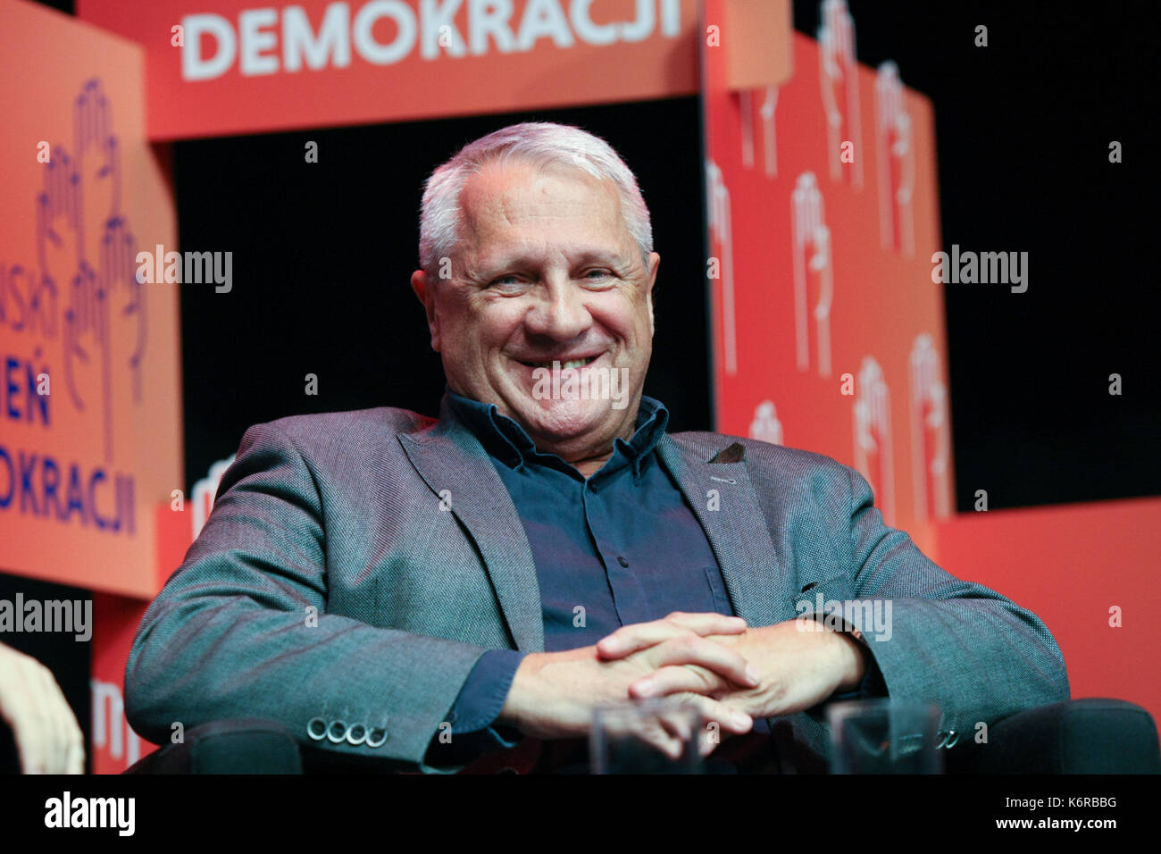 Gdansk, Poland. 13th Sep, 2017. Journalist, professor of history at the ...