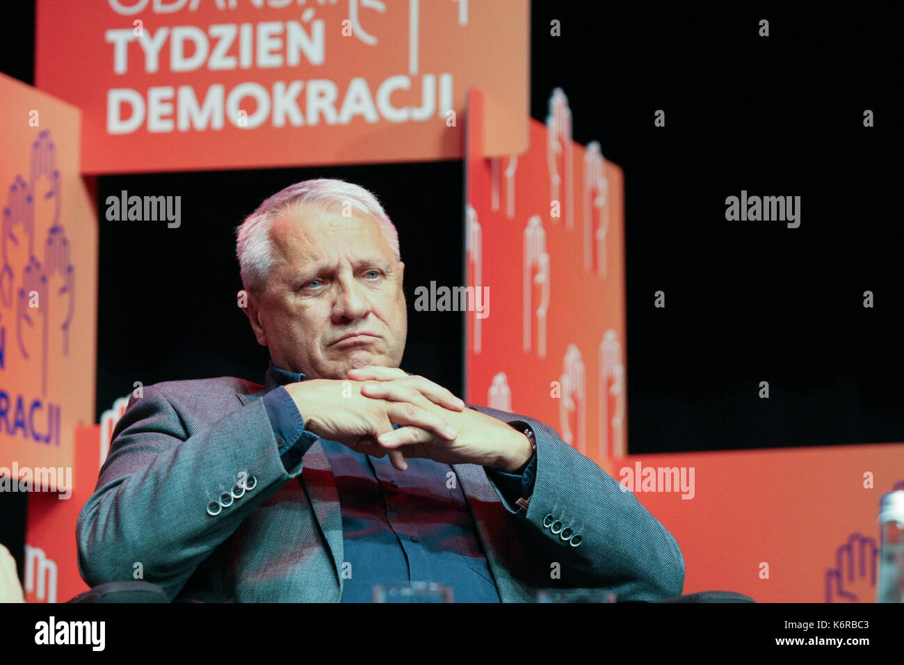 Gdansk, Poland. 13th Sep, 2017. Journalist, professor of history at the ...