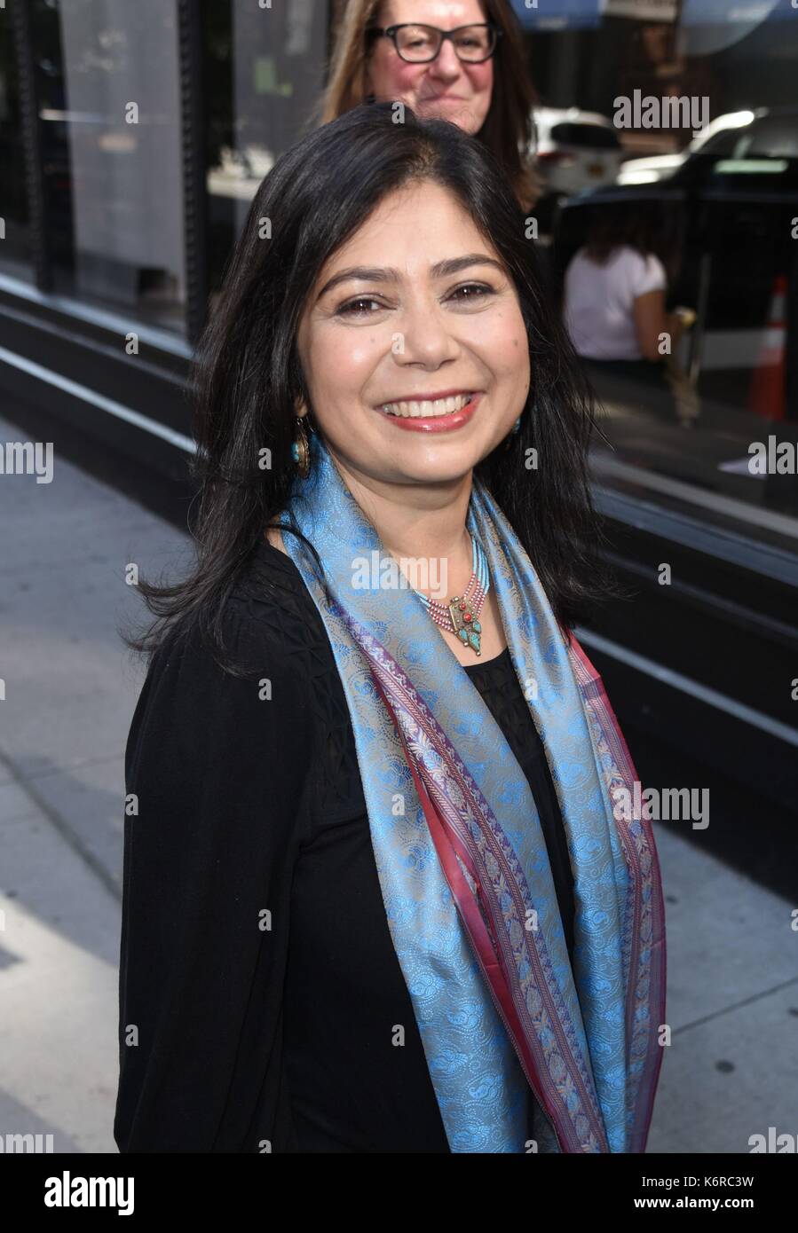 New York, NY, USA. 13th Sep, 2017. Shrabani Basu, out promoting ...