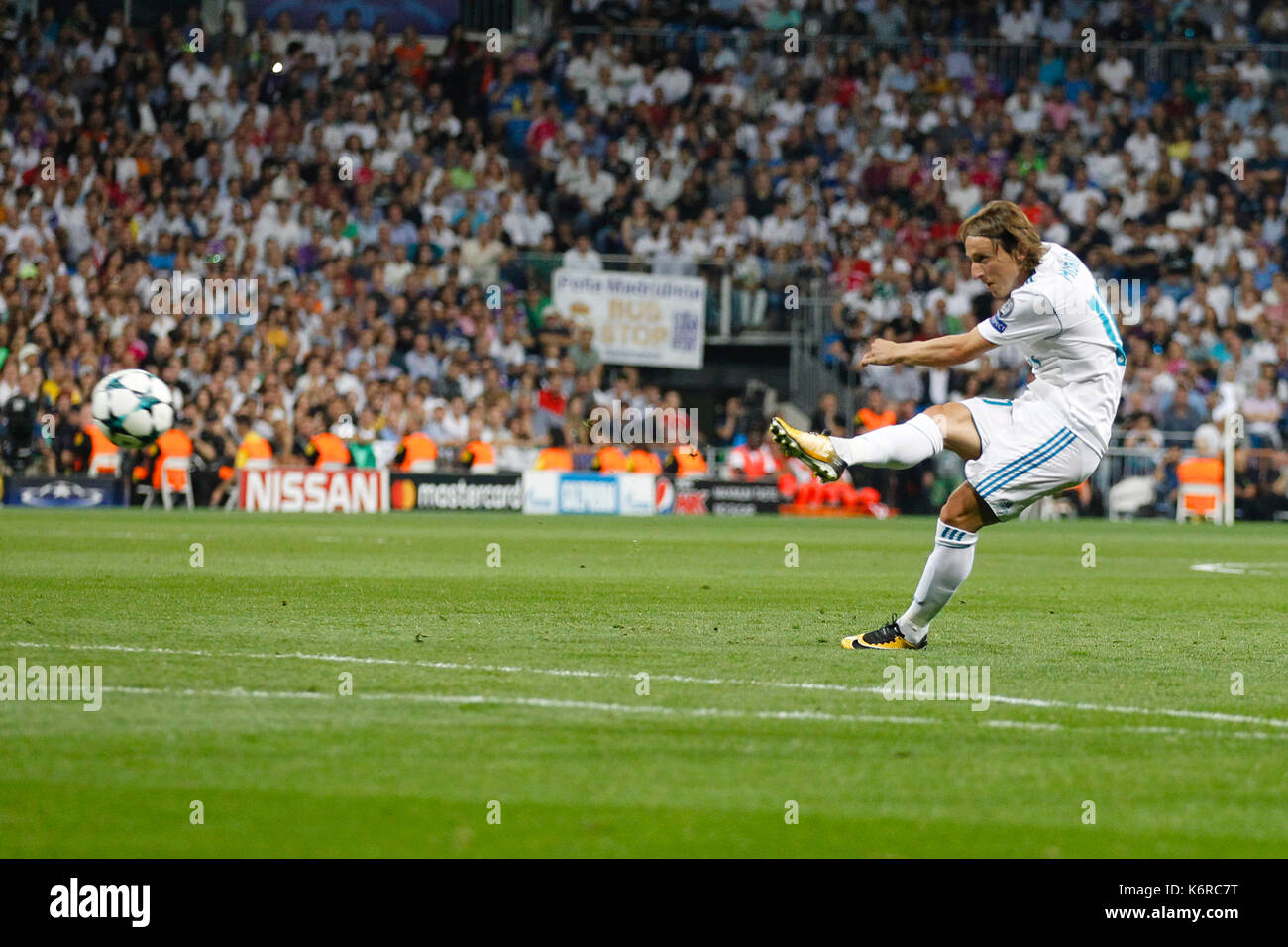 Madrid, Spain. 14th Sep, 2017. Luka Modric (10) Real Madrid's player ...