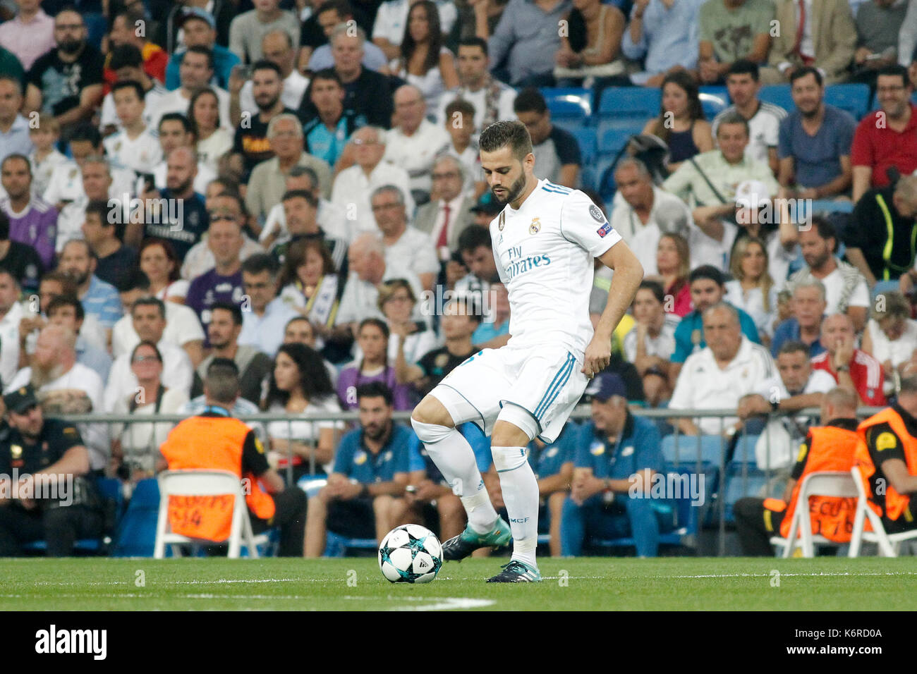 Nacho of Real Madrid during the Champions League match played in ...