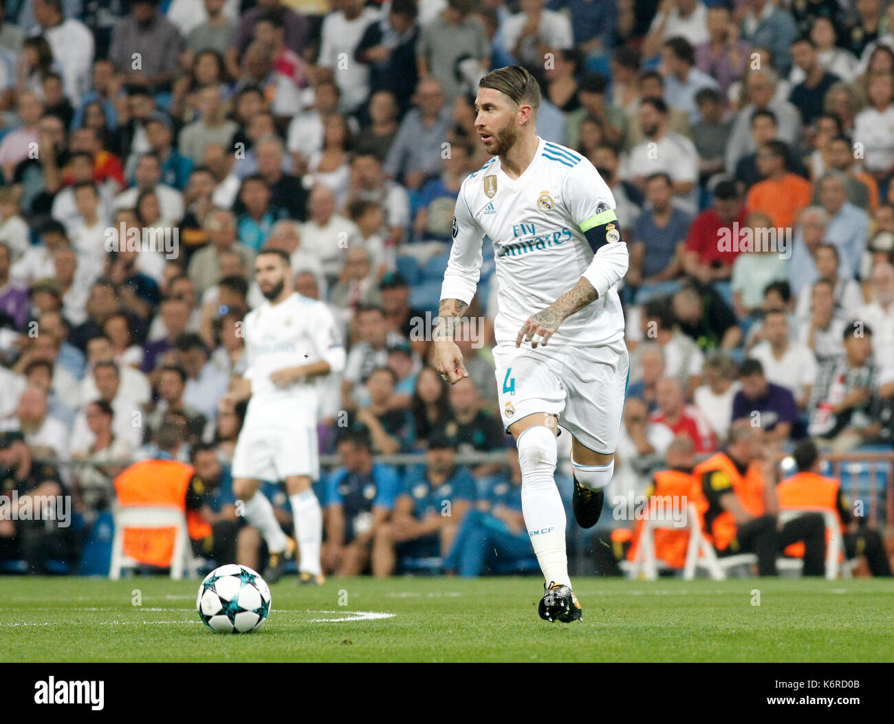 Sergio Ramos of Real Madrid during the Champions League match played in ...