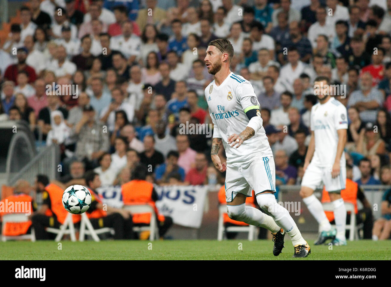 Sergio Ramos of Real Madrid during the Champions League match played in ...