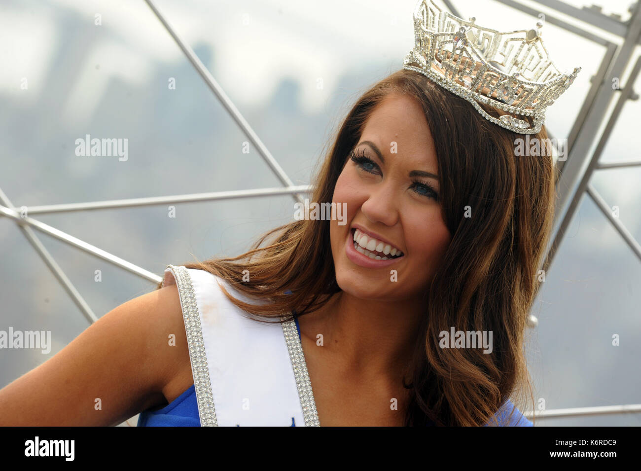 NEW YORK, NY - SEPTEMBER 12: Miss America Cara Mund visits the Empire ...
