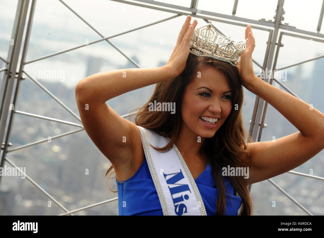 NEW YORK, NY - SEPTEMBER 12: Miss America Cara Mund visits the Empire ...