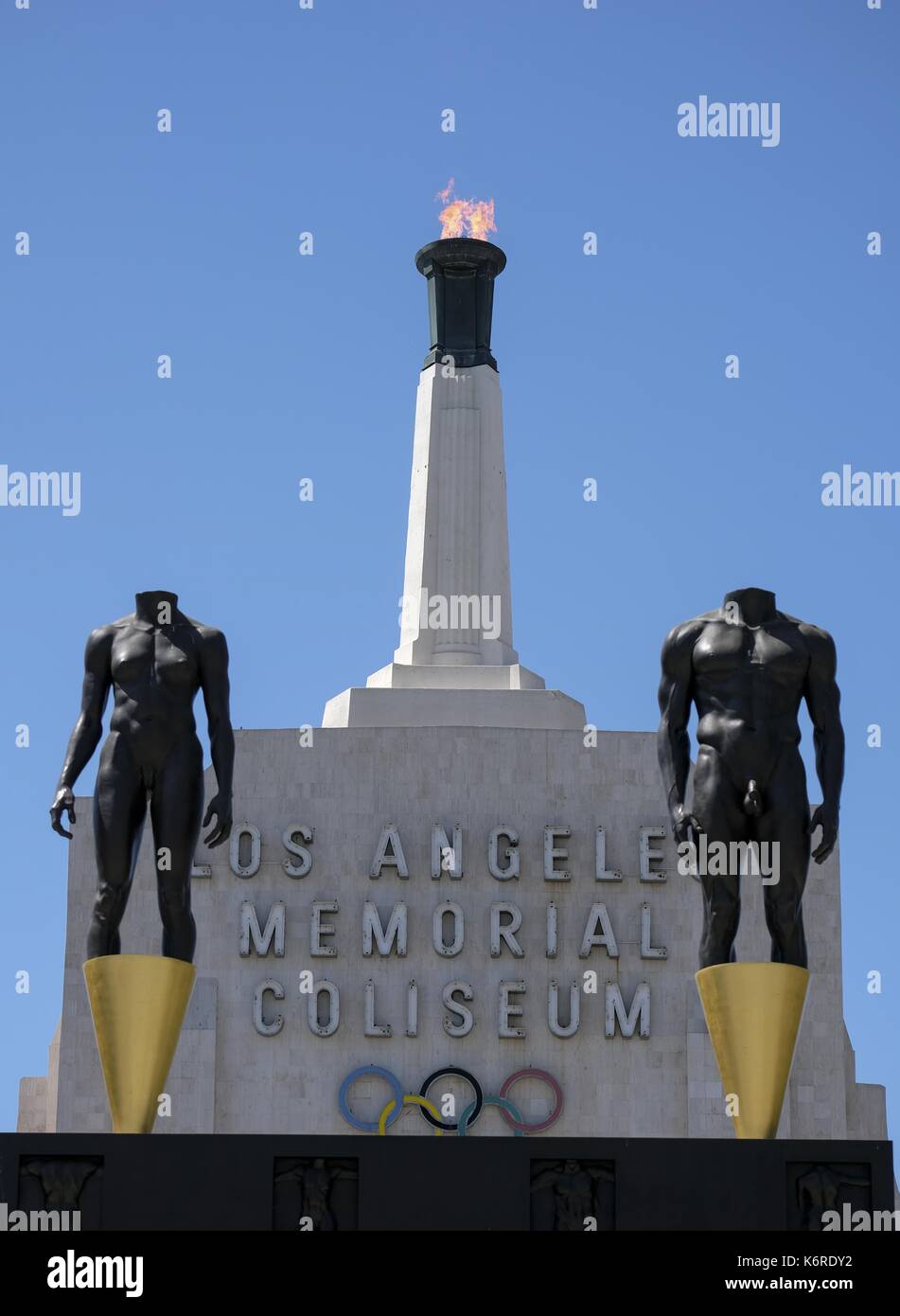 Los Angeles, California, USA. 13th Sep, 2017. The blazing Olympic ...