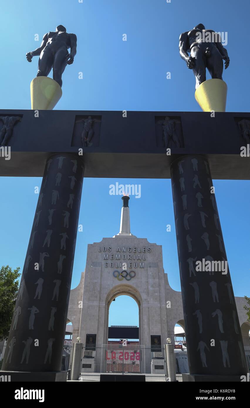 Los Angeles, California, USA. 13th Sep, 2017. The blazing Olympic ...