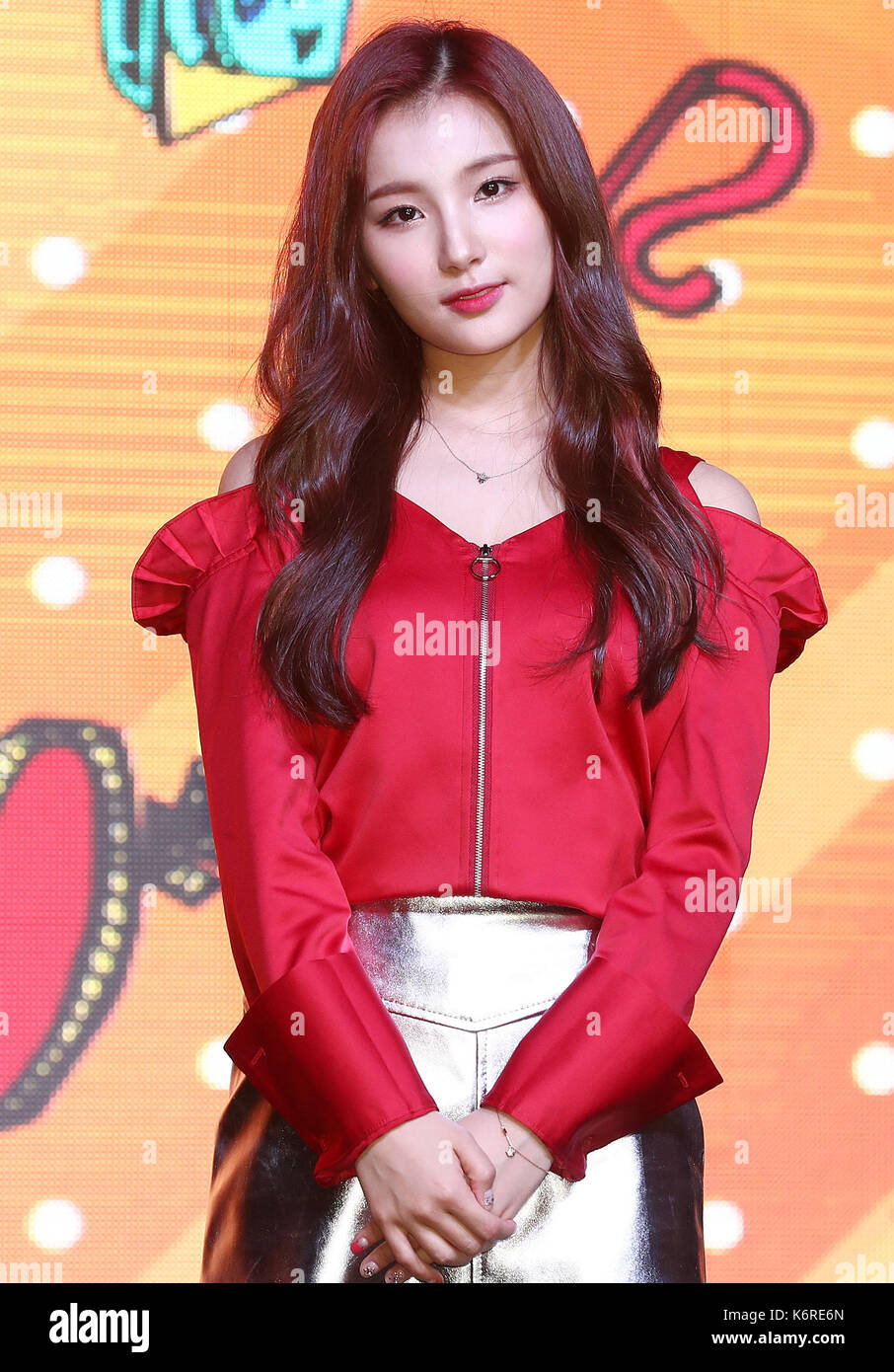 S. Korean girl group ELRIS So Hee, a member of South Korean girl group ELRIS, poses for a photo ...