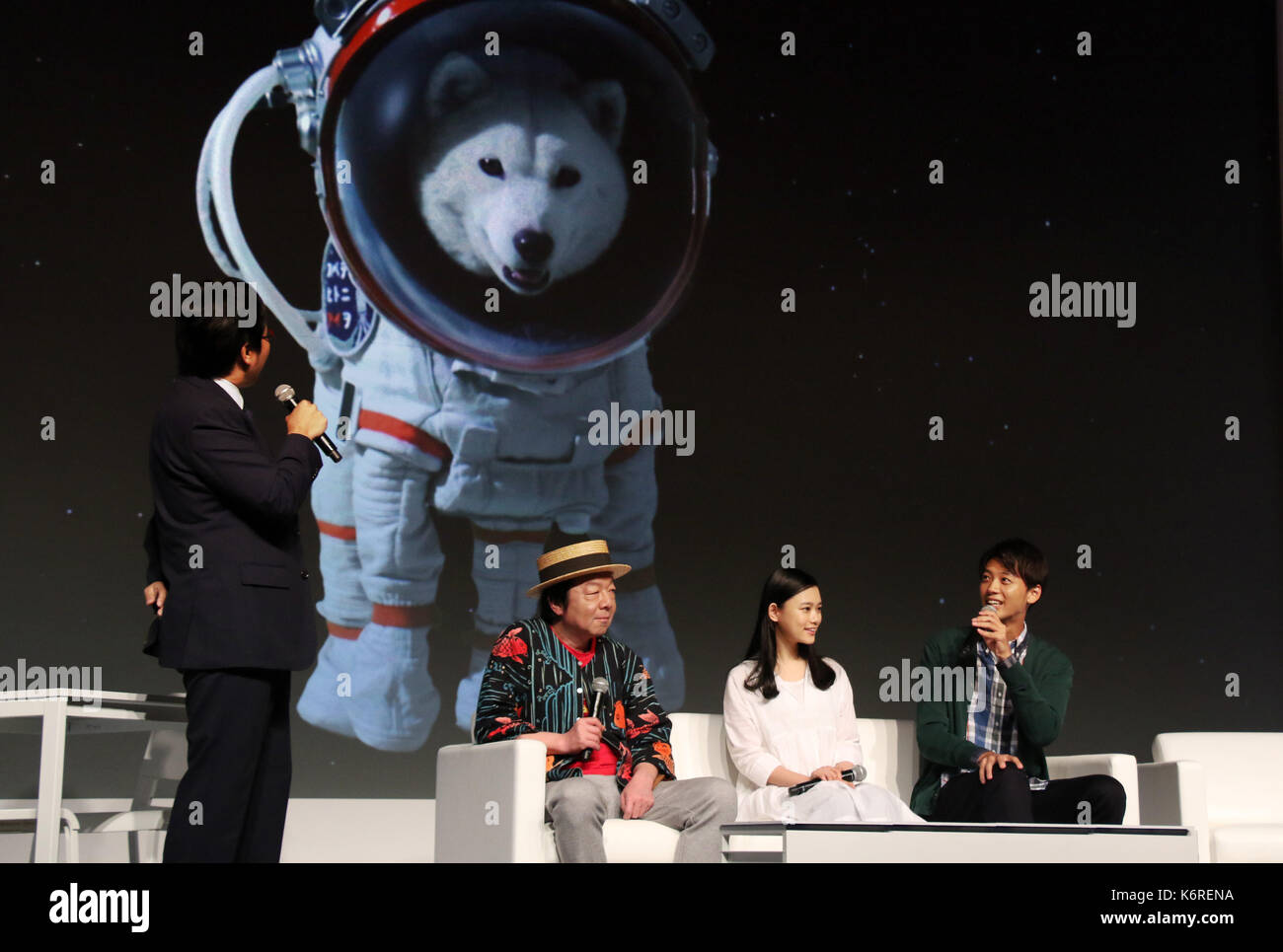 Tokyo, Japan. 13th Sep, 2017. (L-R) Ryota Yamasato, Arata Furuta, Hana ...