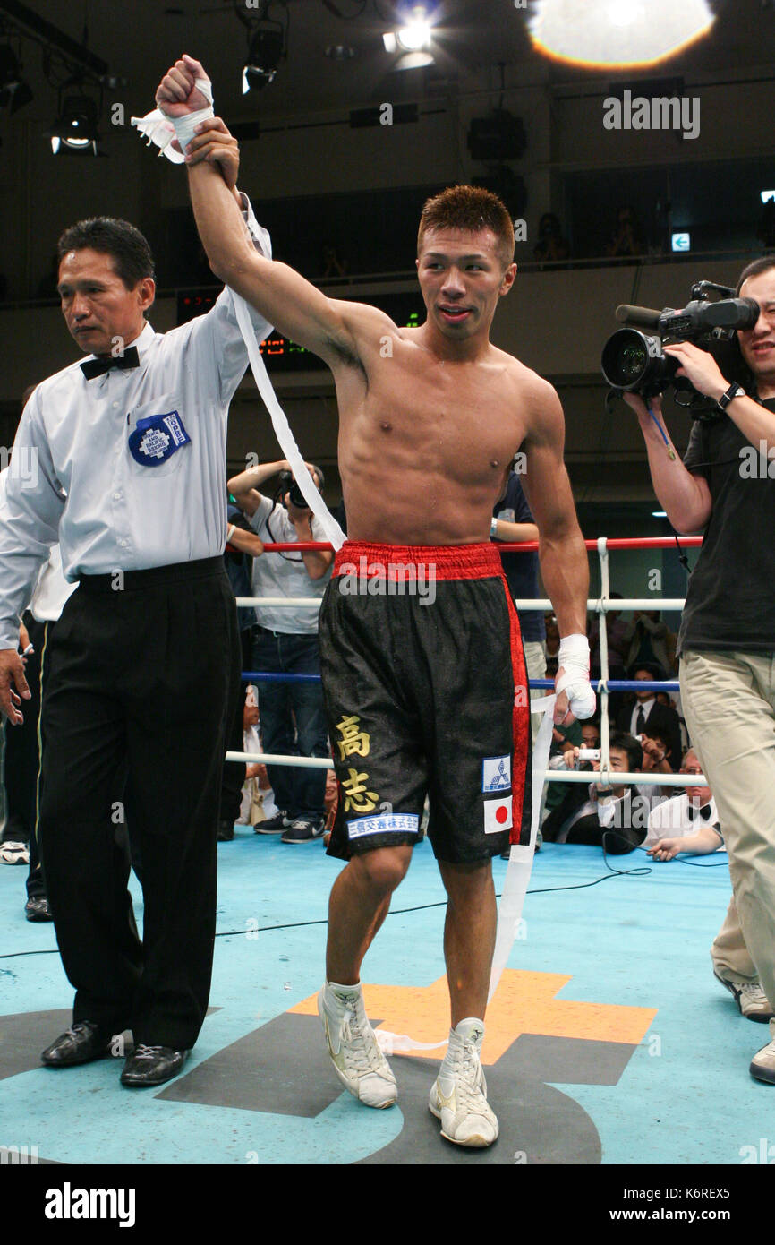 Tokyo, Japan. 8th Sep, 2007. Takashi Uchiyama (JPN) Boxing : Takashi ...