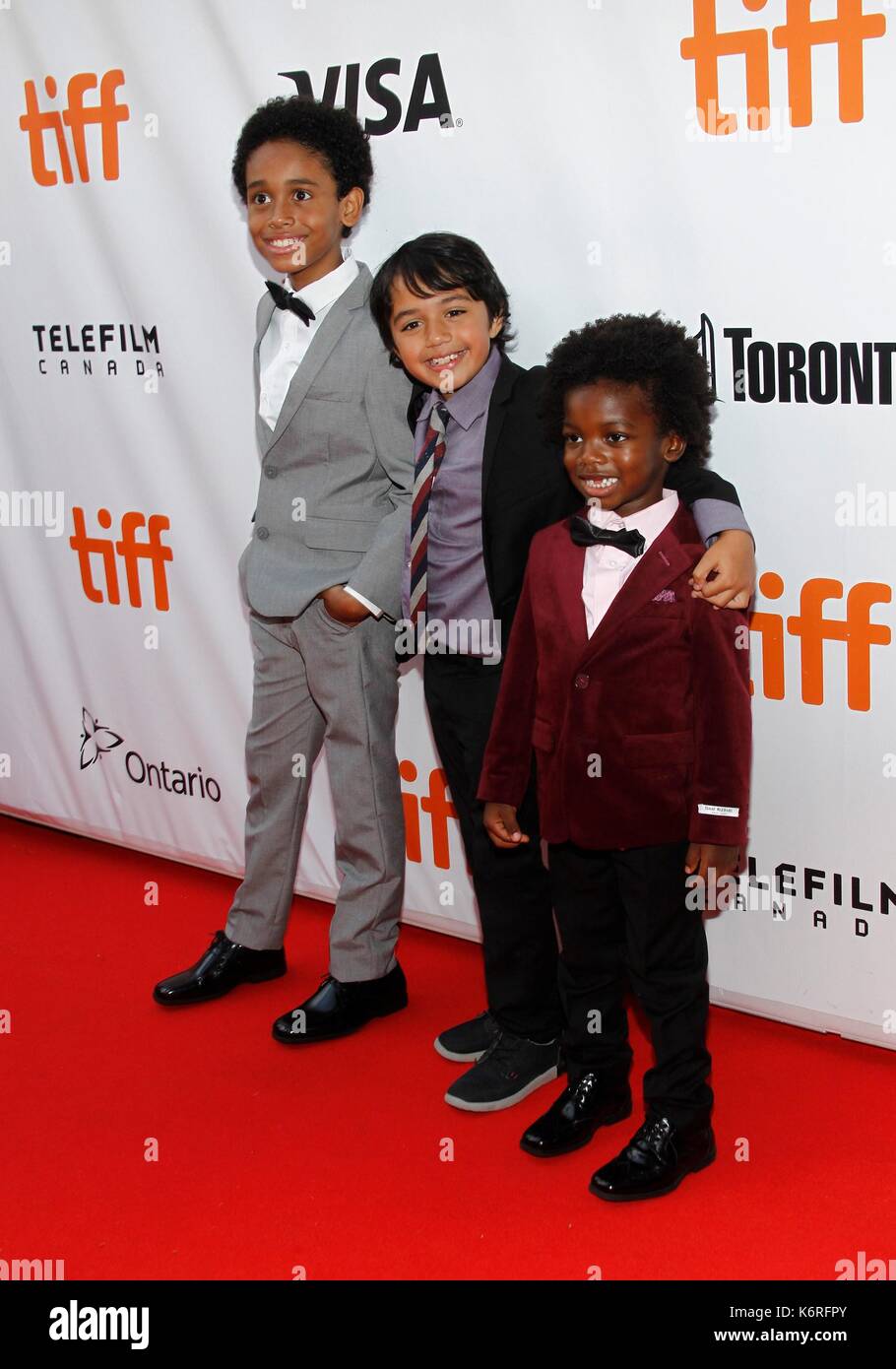 Toronto, Canada. 13th Sep, 2017. Reece Cody, Callan Farris, Aiden Akpan ...