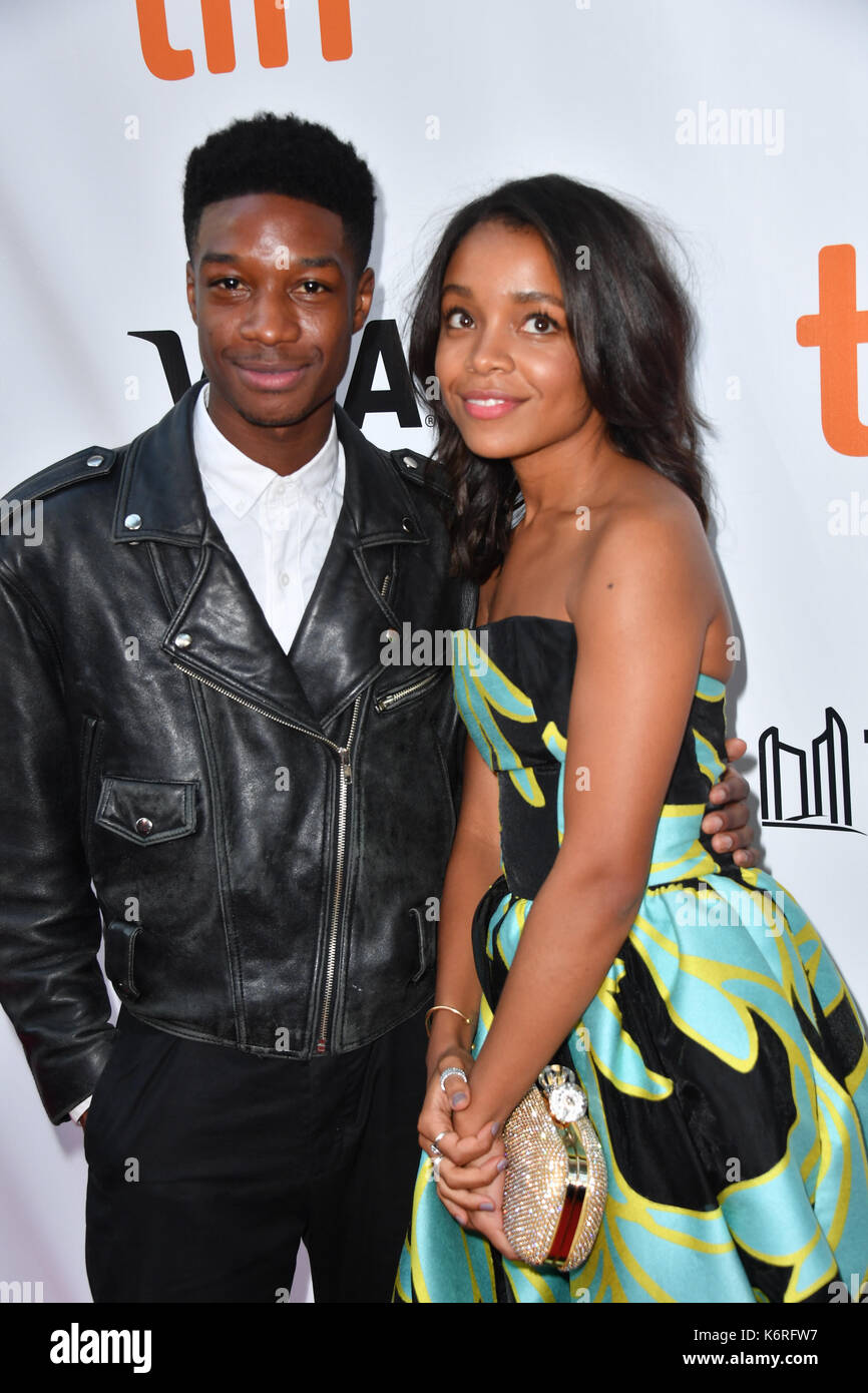 Toronto, Ontario, Canada. 13th Sep, 2017. LAMAR JOHNSON and RACHEL ...