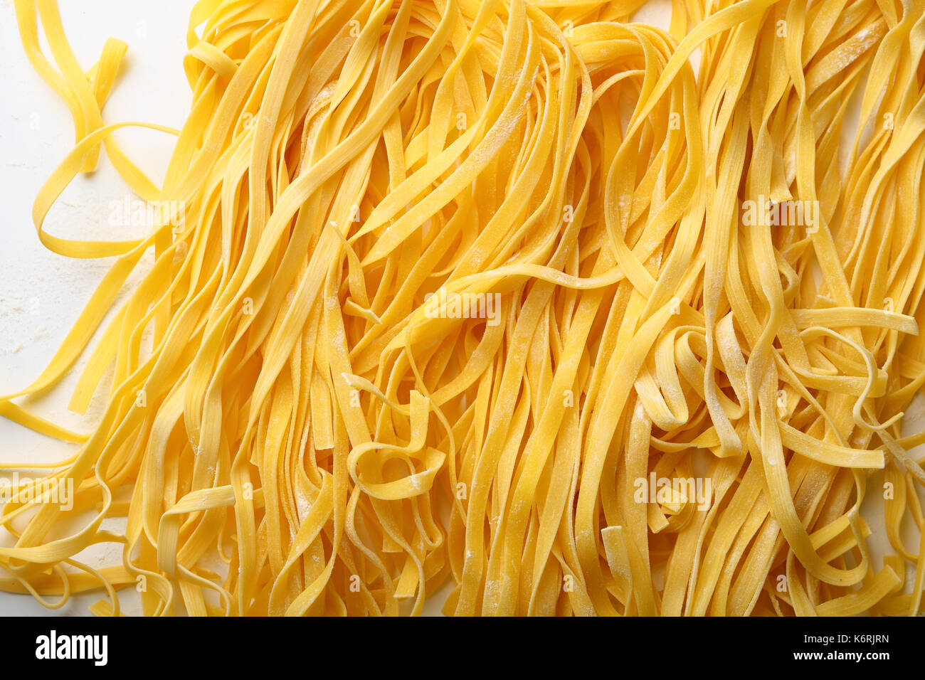 Raw pasta above, food top view Stock Photo - Alamy