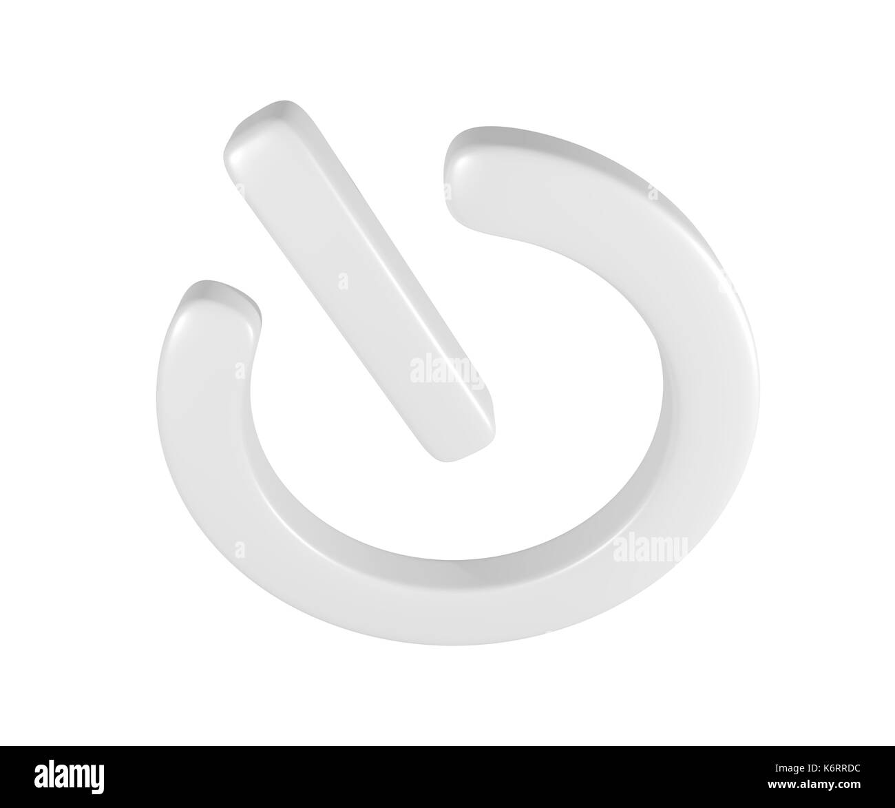 Power button icon metallic internet hi-res stock photography and images ...