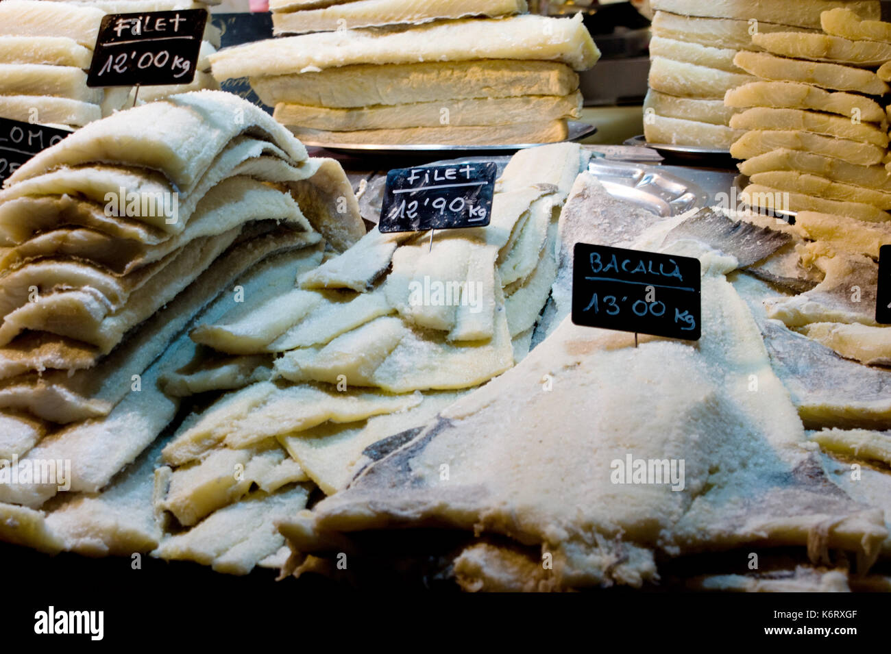 Salted and dried cod fish hi-res stock photography and images - Alamy