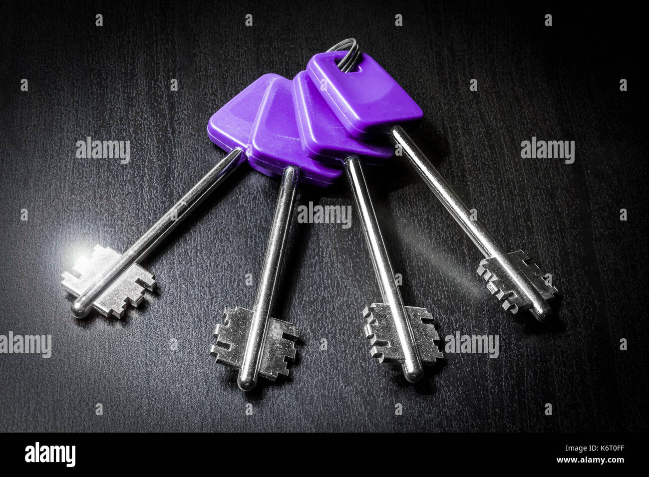 Bunch of keys on desk hi-res stock photography and images - Alamy