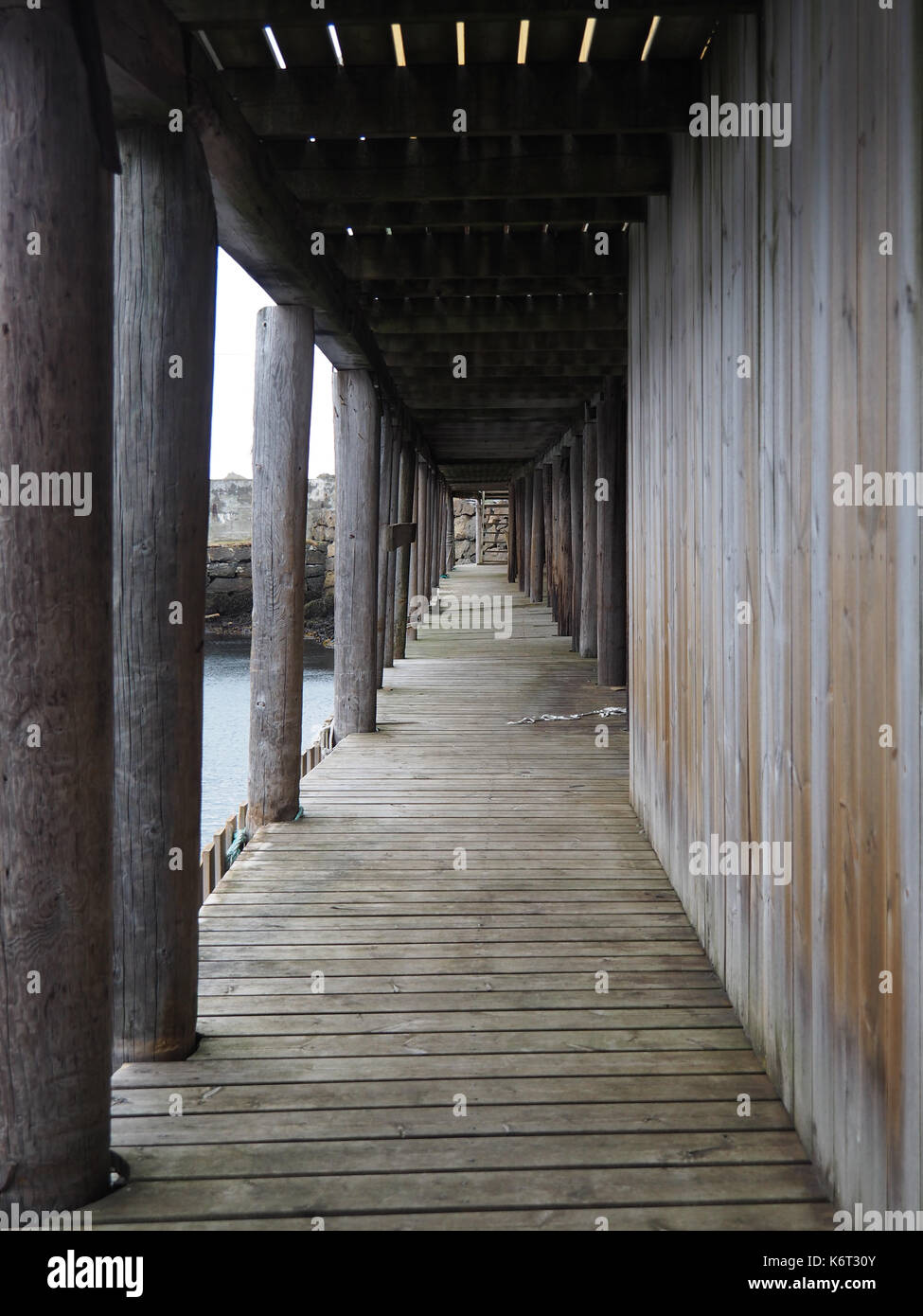 Wooden sidewalks hi-res stock photography and images - Alamy