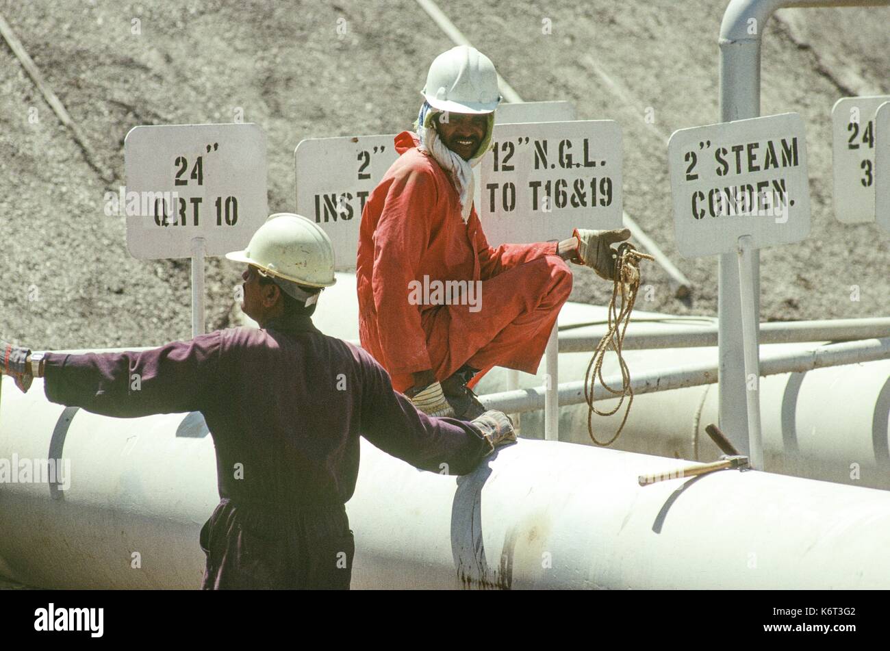 The world's largest oil refinery, oil storage tank farm and chief crude ...