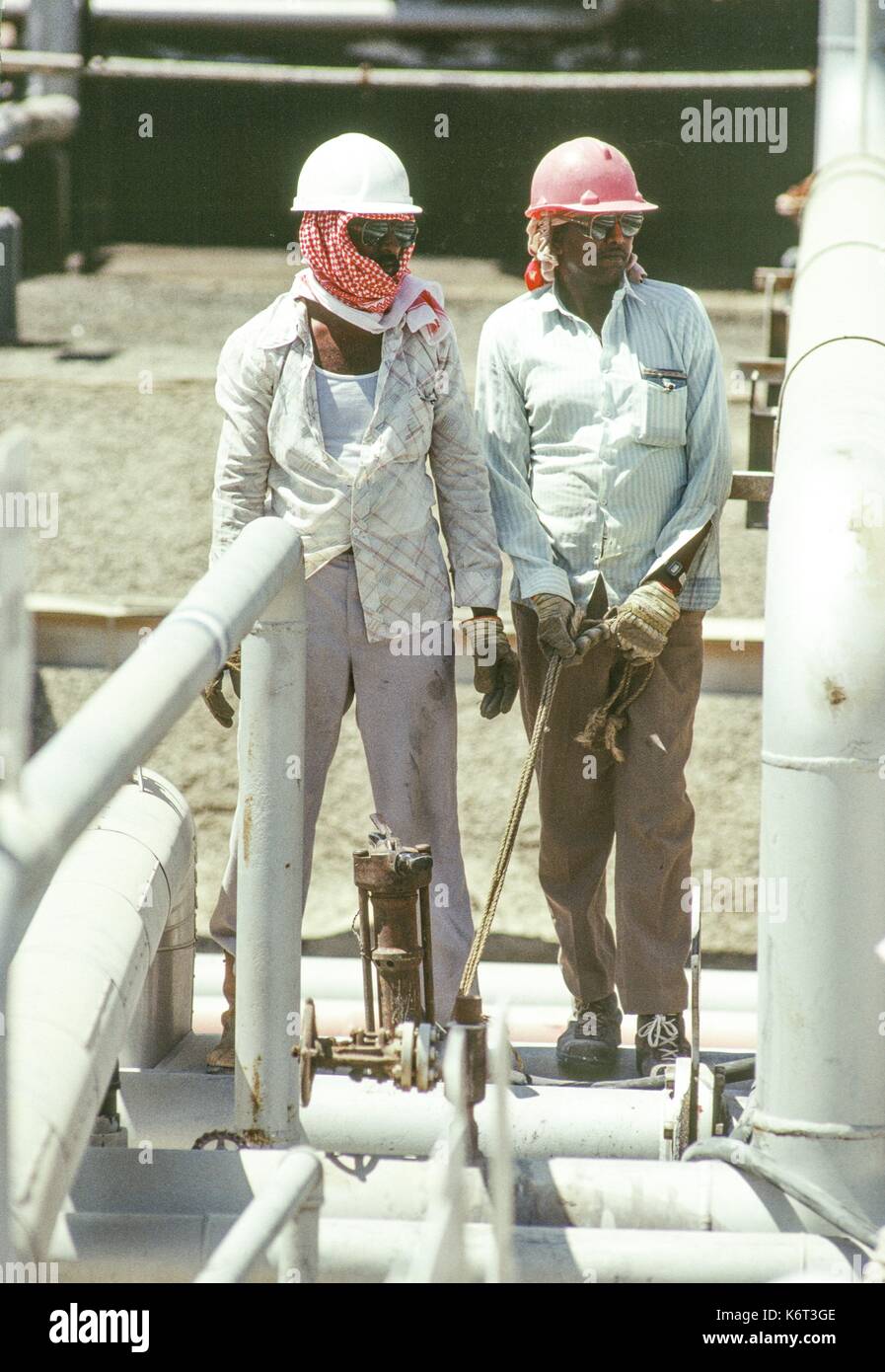 The world's largest oil refinery, oil storage tank farm and chief crude ...