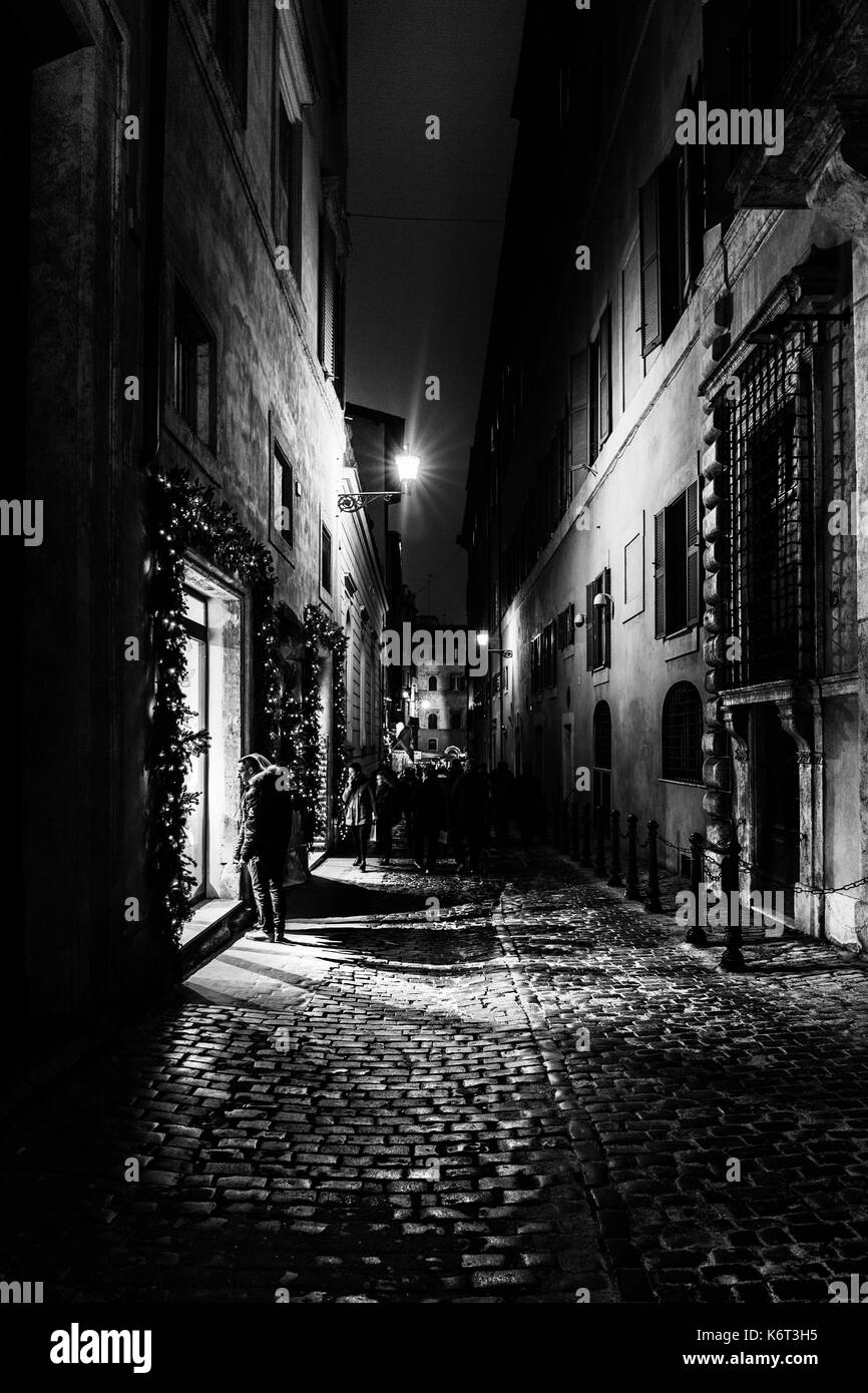 Night in Rome, Rome, Italy Stock Photo - Alamy