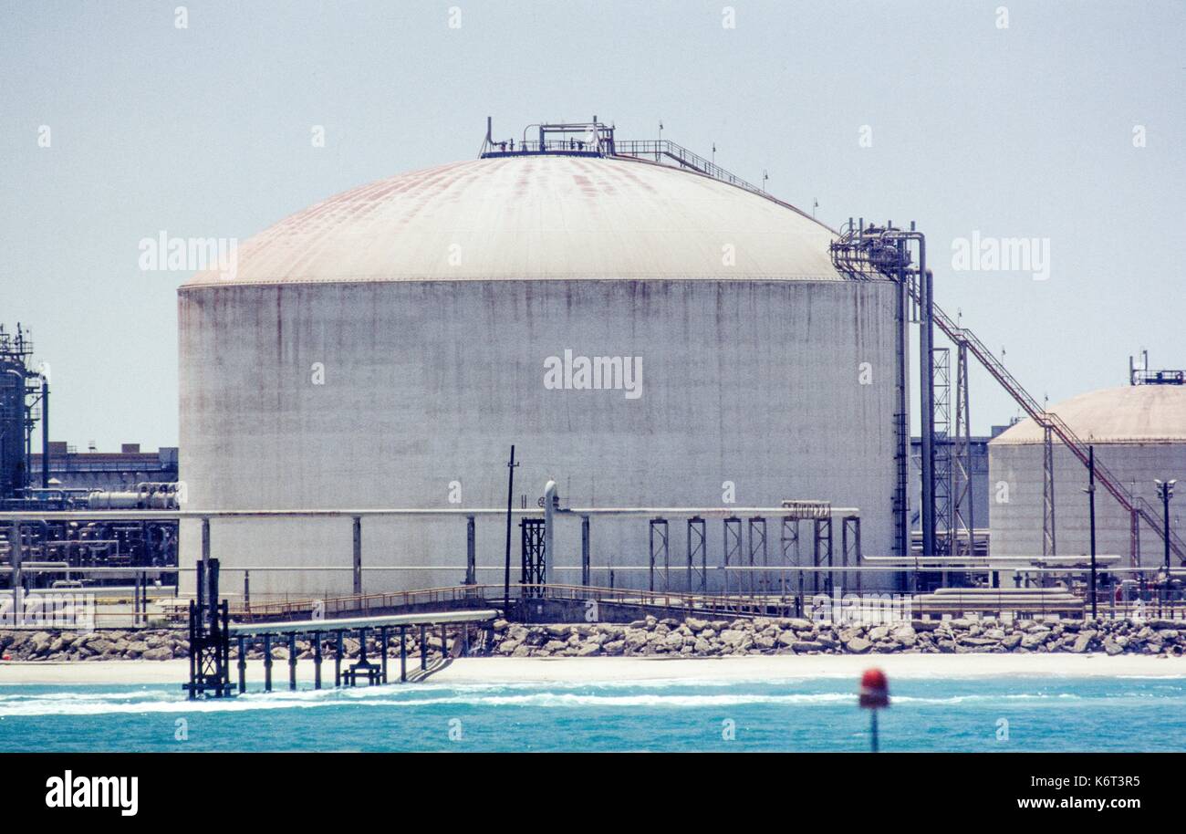The world's largest oil refinery, oil storage tank farm and chief crude ...