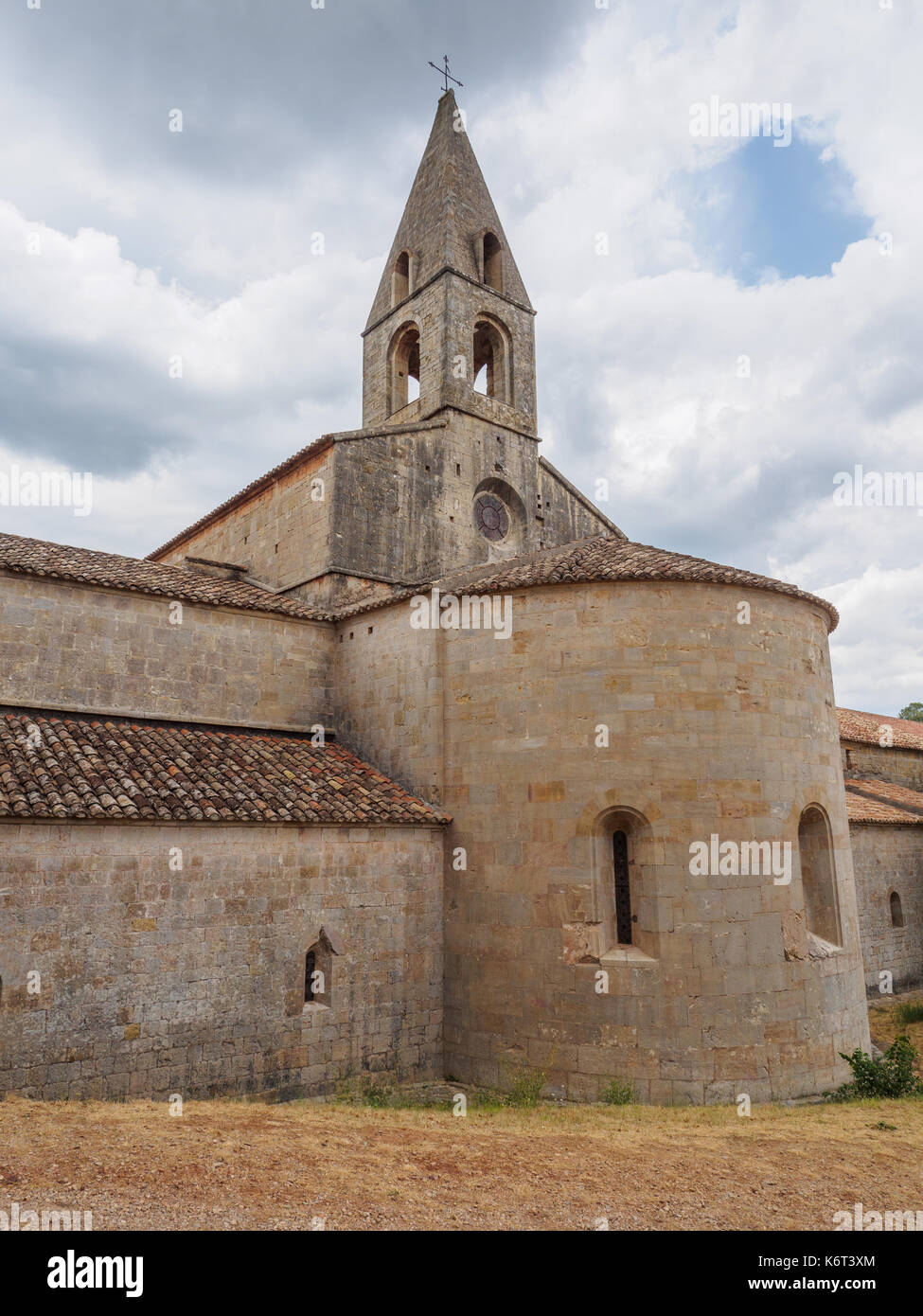 Pictures of the Le Thoronet abbey in France Stock Photo - Alamy