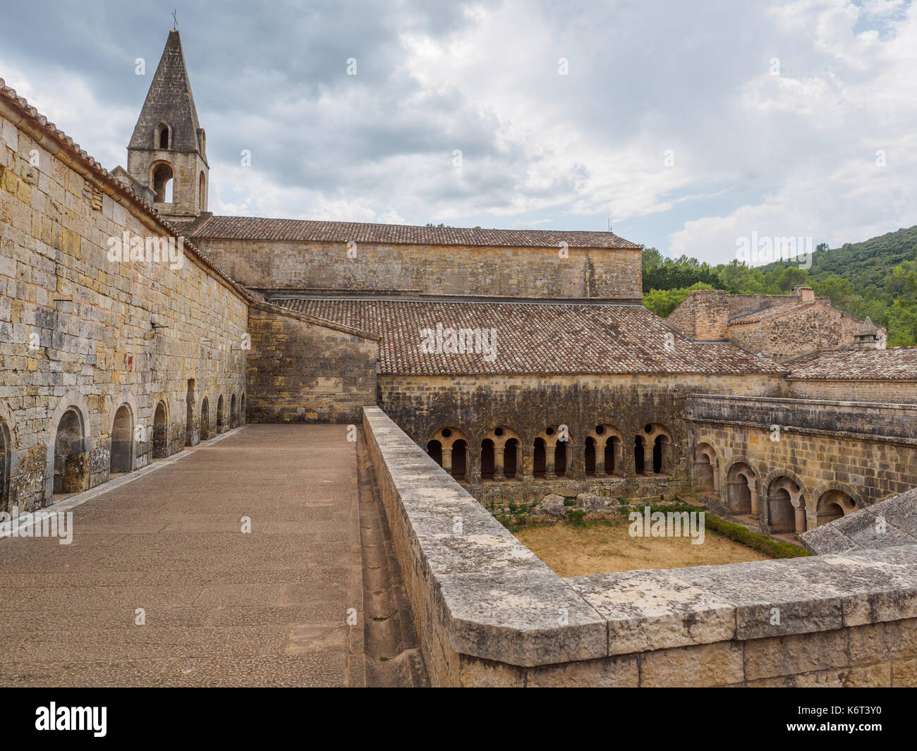 Pictures of the Le Thoronet abbey in France Stock Photo - Alamy