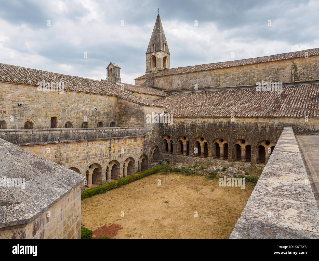 Pictures of the Le Thoronet abbey in France Stock Photo - Alamy