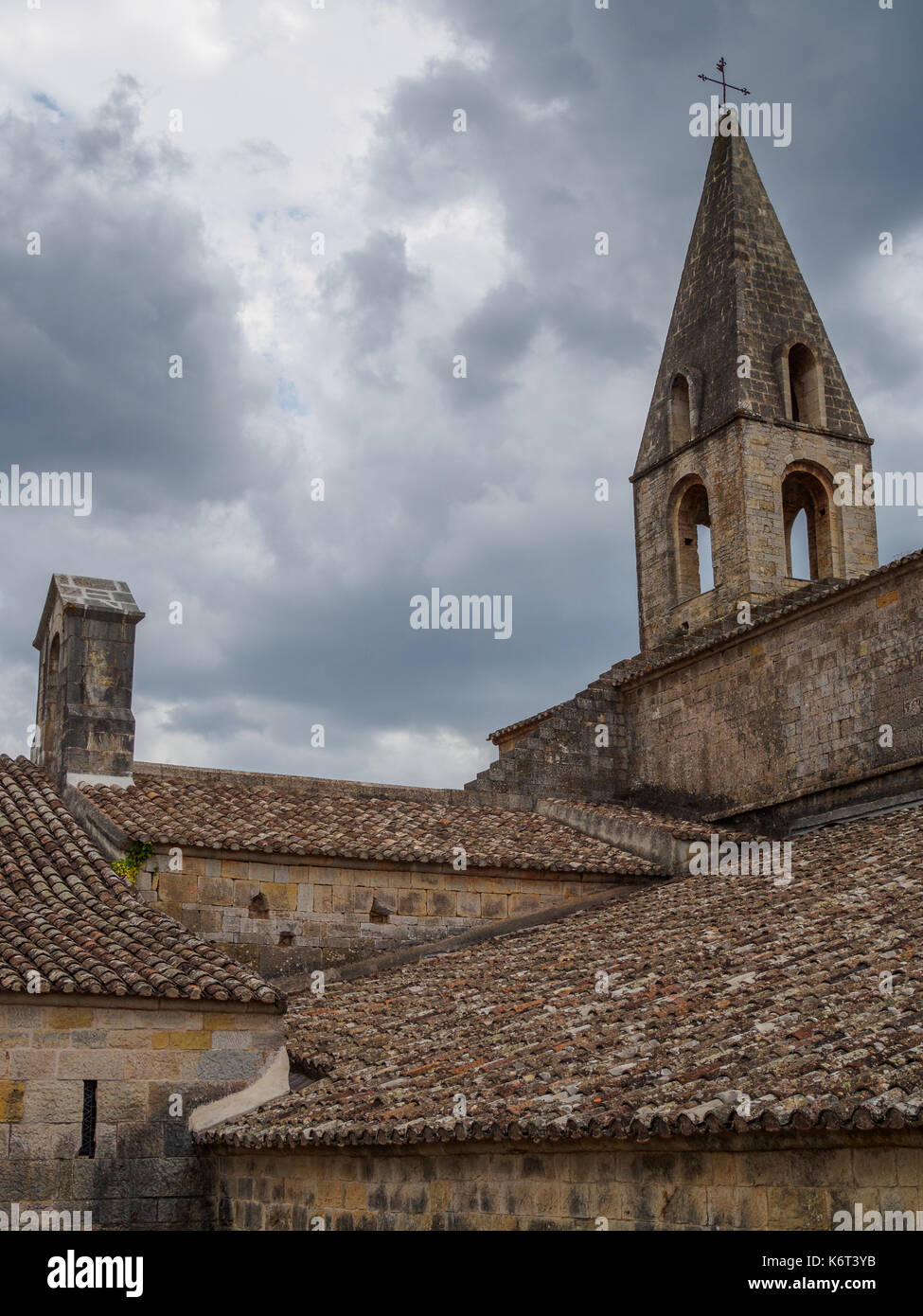 Pictures of the Le Thoronet abbey in France Stock Photo - Alamy