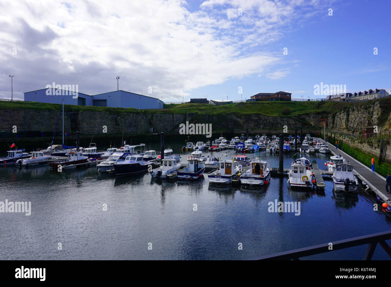 Harbour coastal town seaham hi-res stock photography and images - Alamy