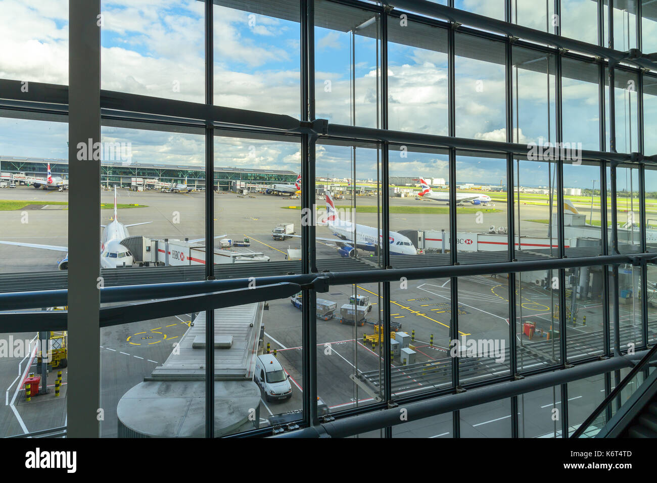 View from T5 Heathrow Airport, London,UK Stock Photo - Alamy