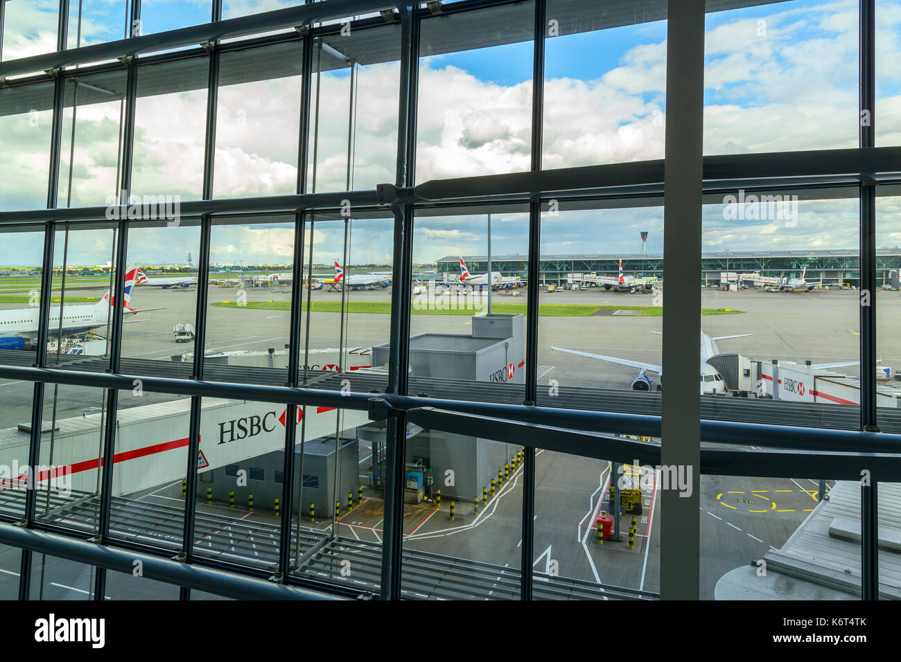 View from T5 Heathrow Airport, London,UK Stock Photo - Alamy