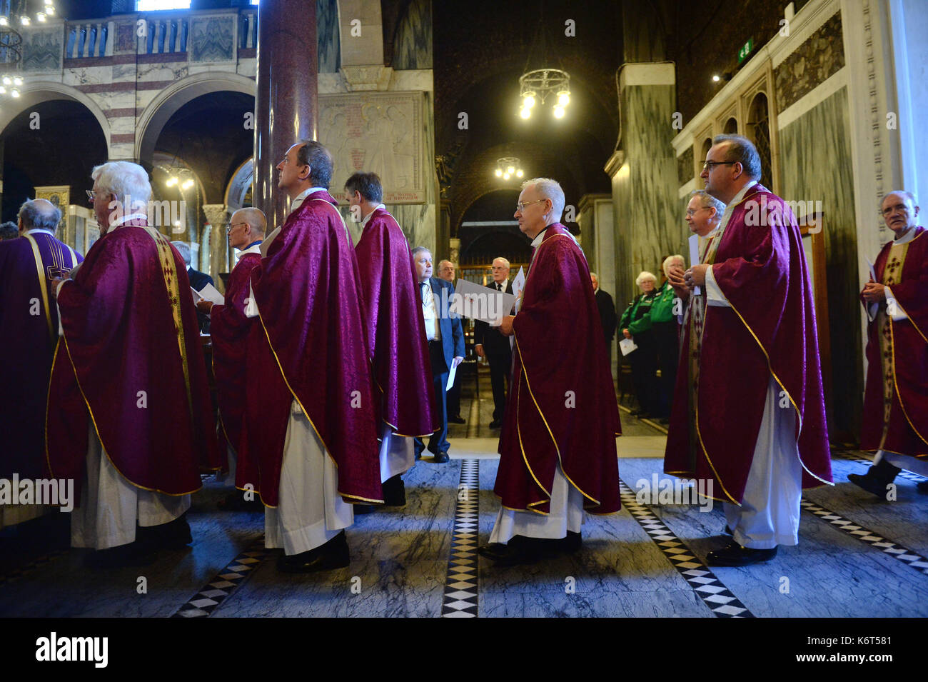 The funeral at Westminster Cathedral in London of Cardinal Cormac ...