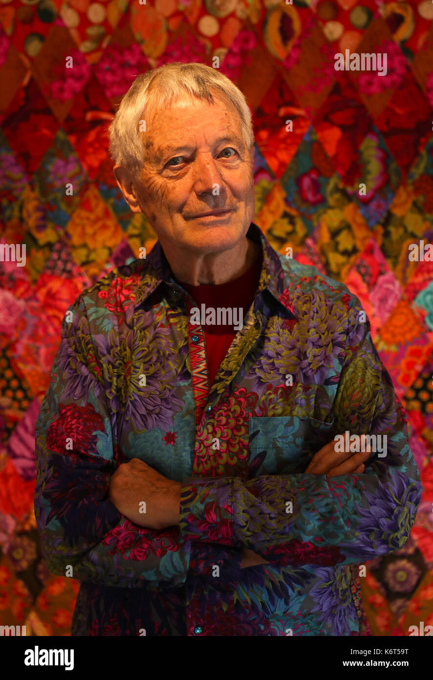 Textile artist Kaffe Fassett during a photocall for his show 'Kaffe ...