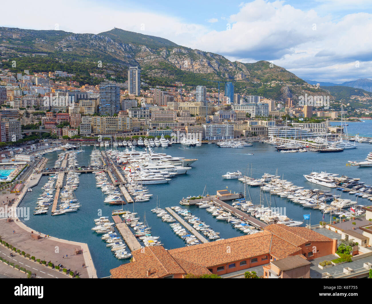 Port Hercule Monte Carlo Port Yacht Marina Monaco Harbour High ...