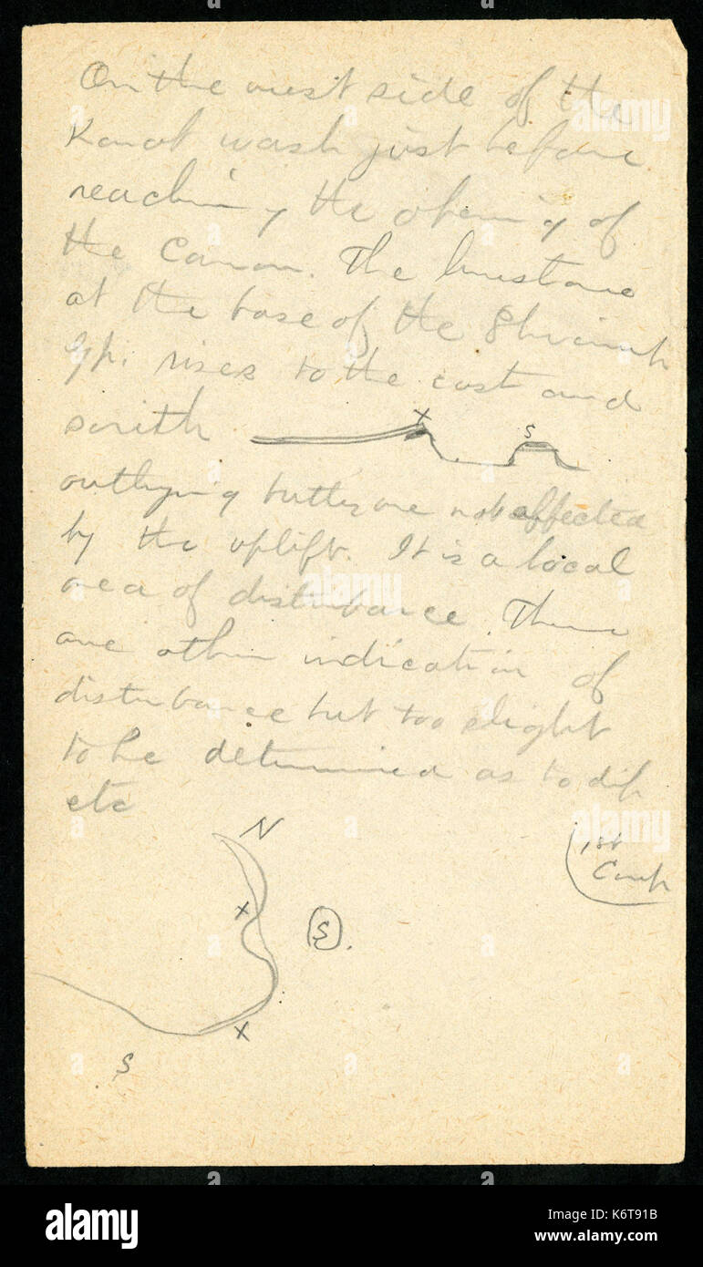 Field notes Arizona, 1879, 1930, includes notes by Charles Elmer Resser ...