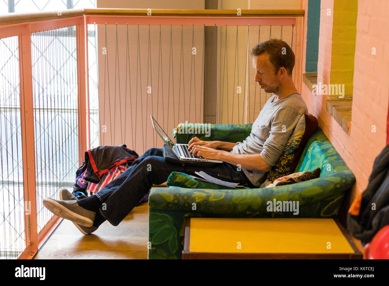 People relaxing/working in Absalon, Copenhagen, Denmark - community ...