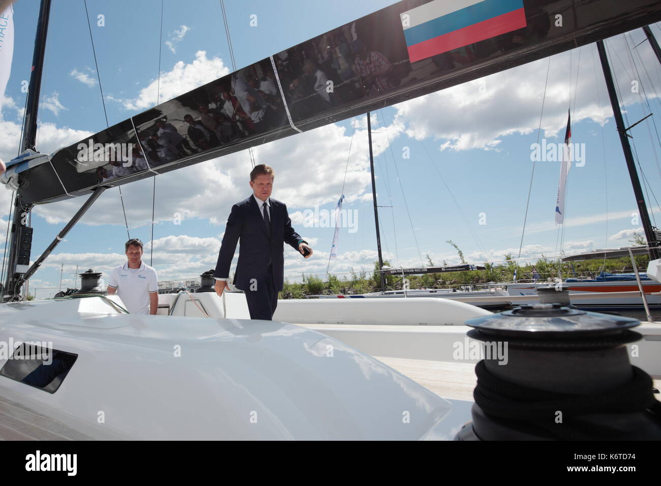 St. Petersburg, Russia - June 4, 2016: Chairman of the Management ...