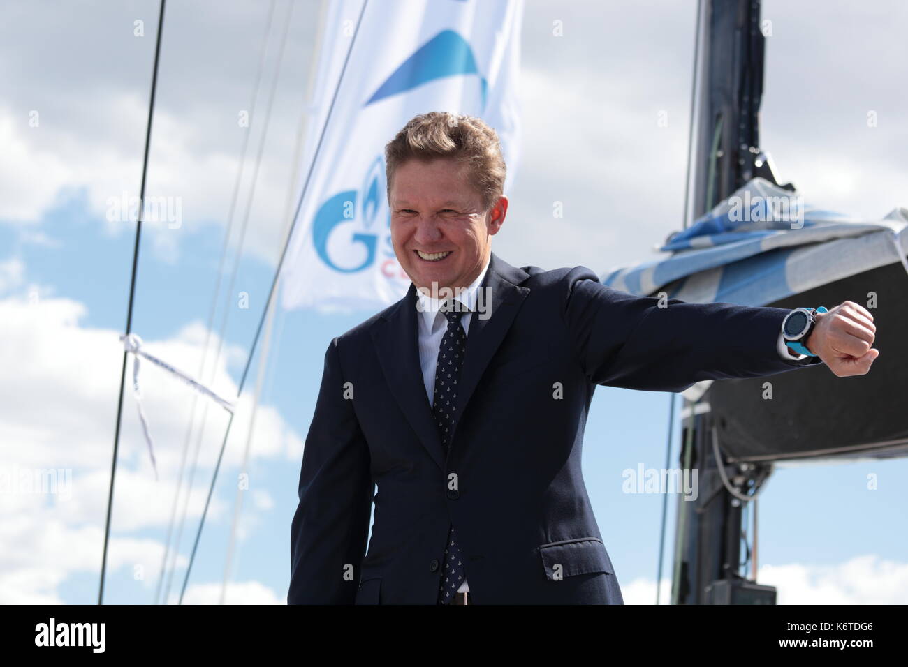 St. Petersburg, Russia - June 4, 2016: Chairman of the Management ...