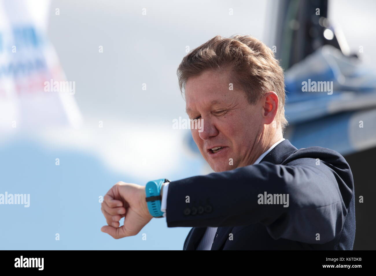 St. Petersburg, Russia - June 4, 2016: Chairman of the Management ...