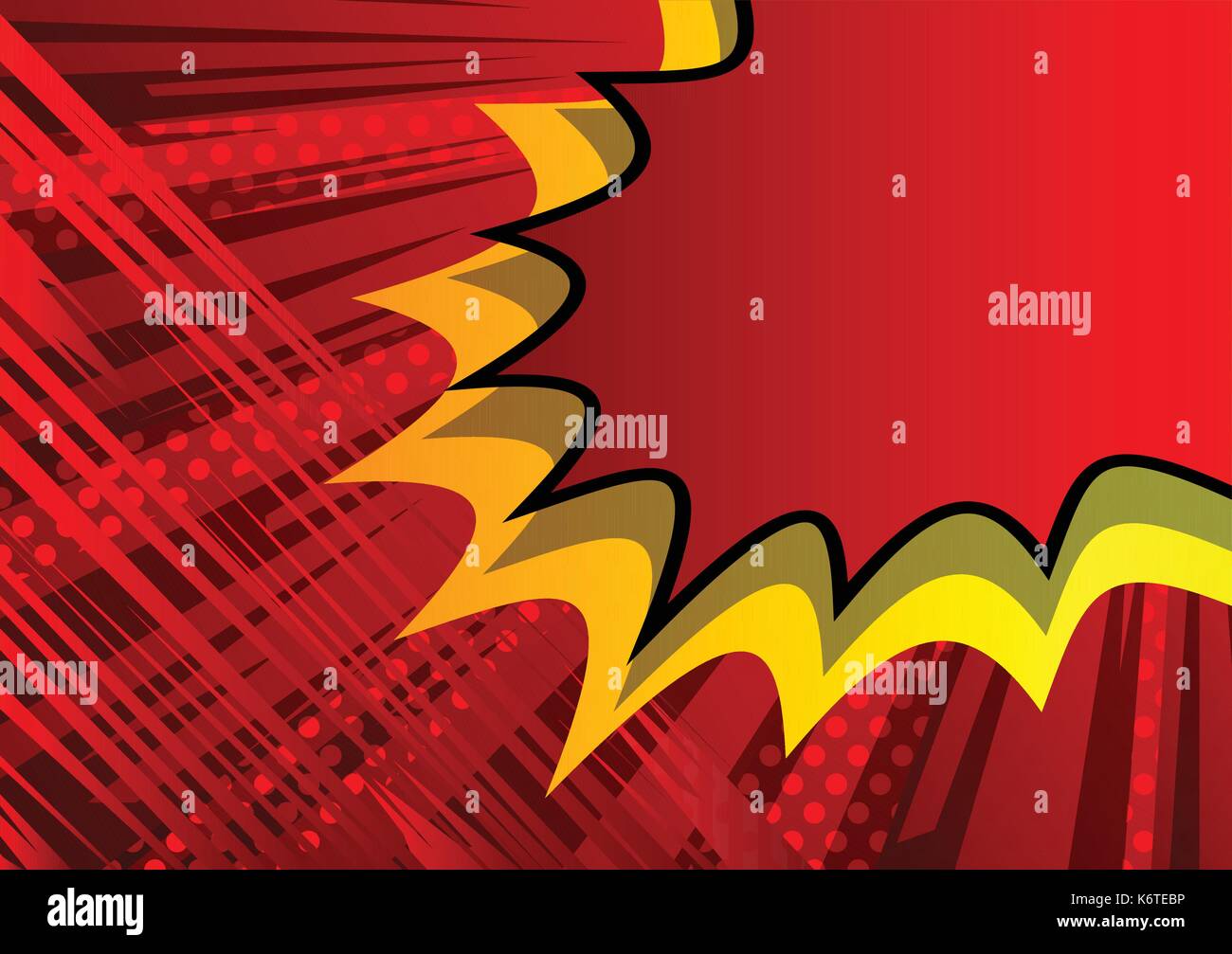 Vector illustrated cartoon, comic book style background Stock Vector ...