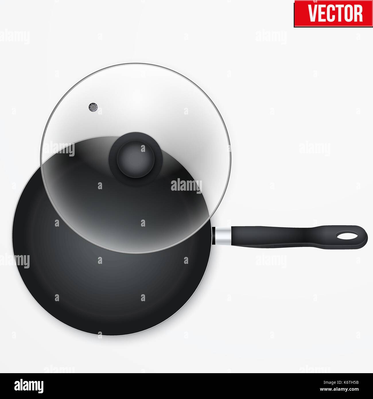 Frying pan frypan Stock Vector Images - Alamy