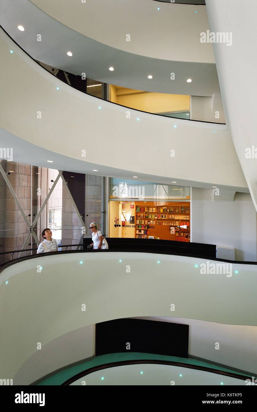 Italy, Lombardy, Milan, Piazza del Duomo, Museo del Novecento open in ...